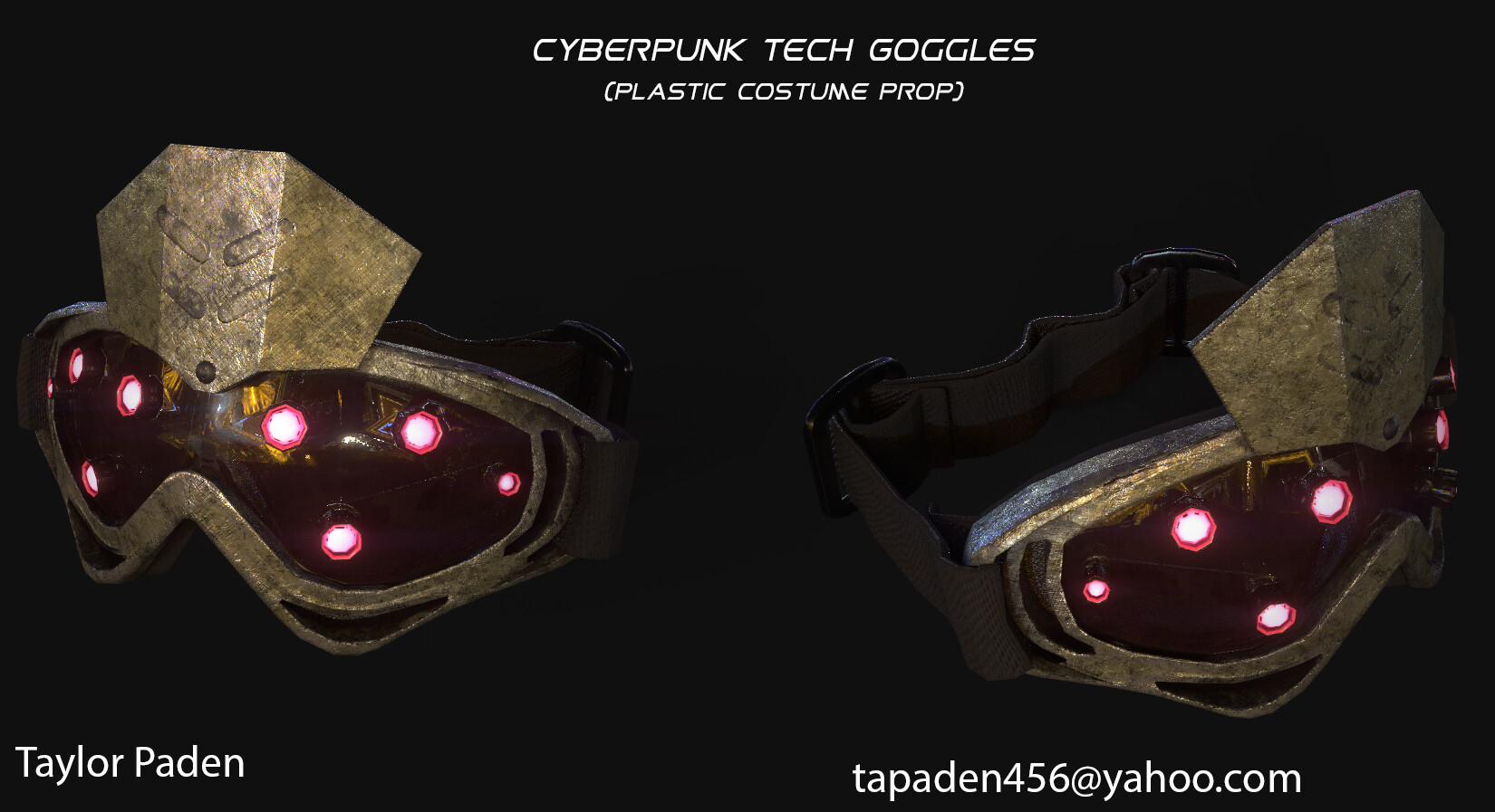 ArtStation - Cyberpunk style Goggles