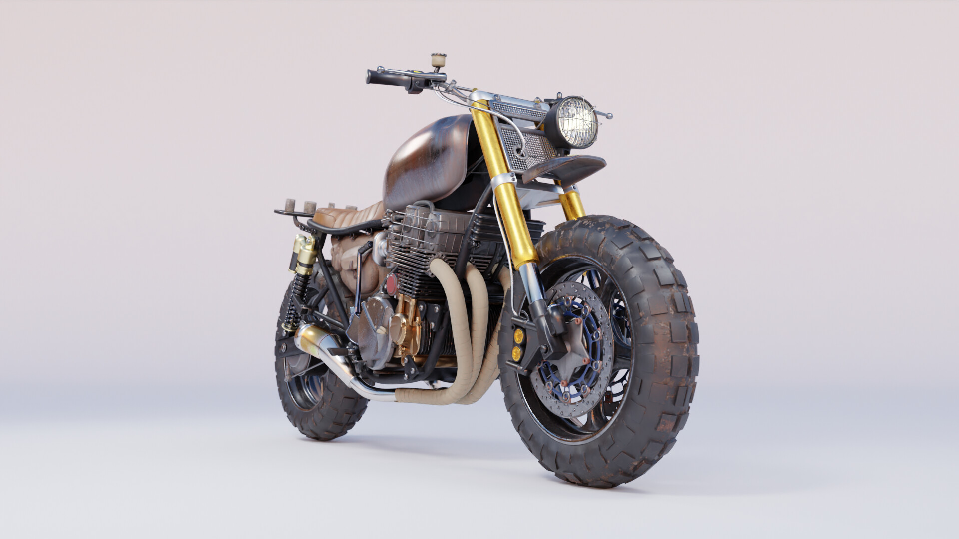 ArtStation - The walking dead Daryl's bike