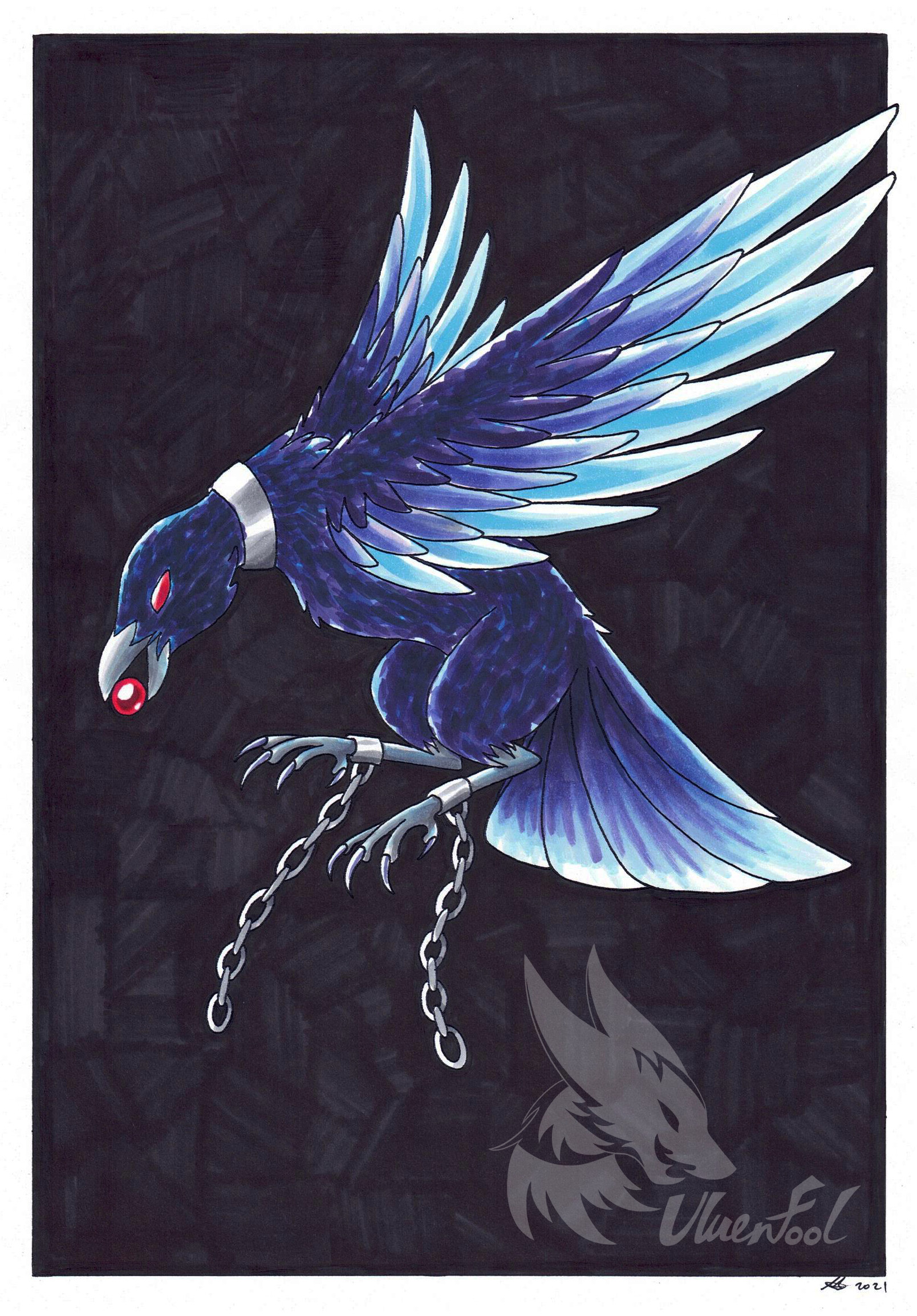 ArtStation - Inktober 5 | Wise Raven