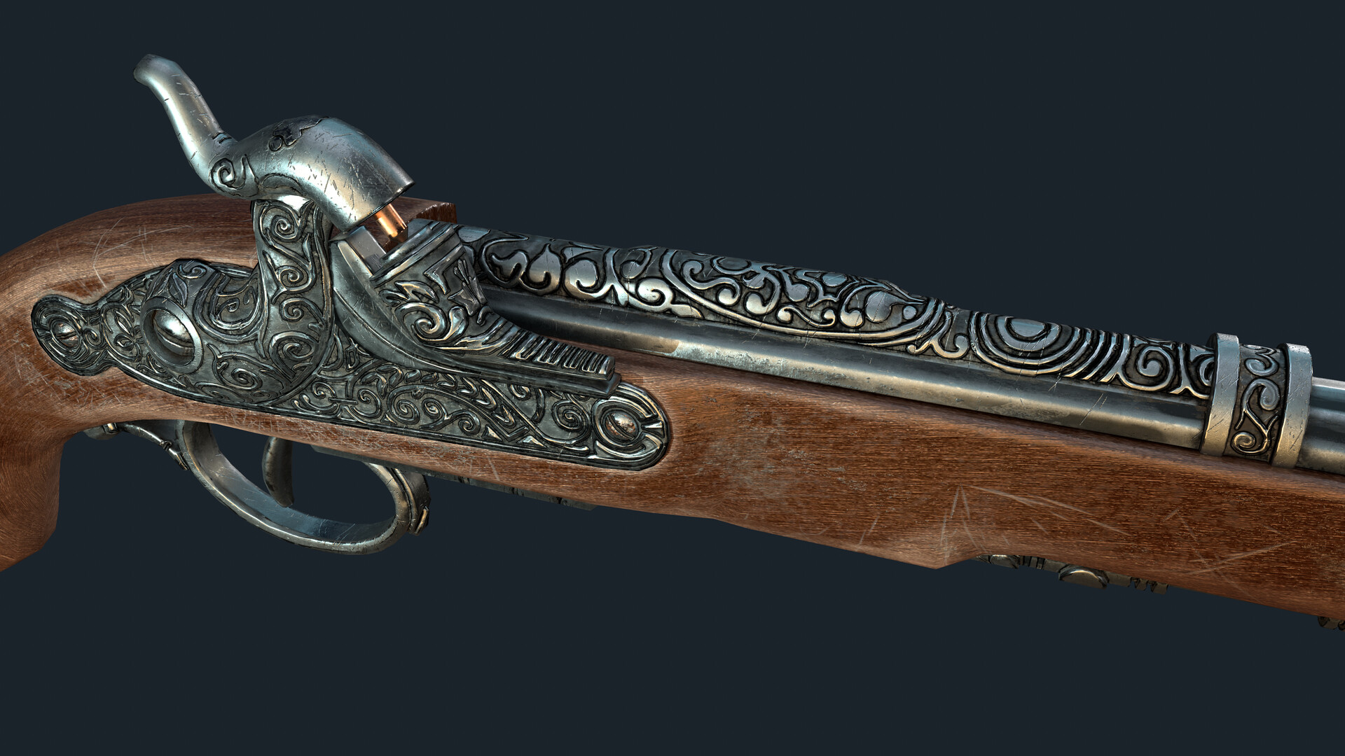ArtStation - Flintlock pistol