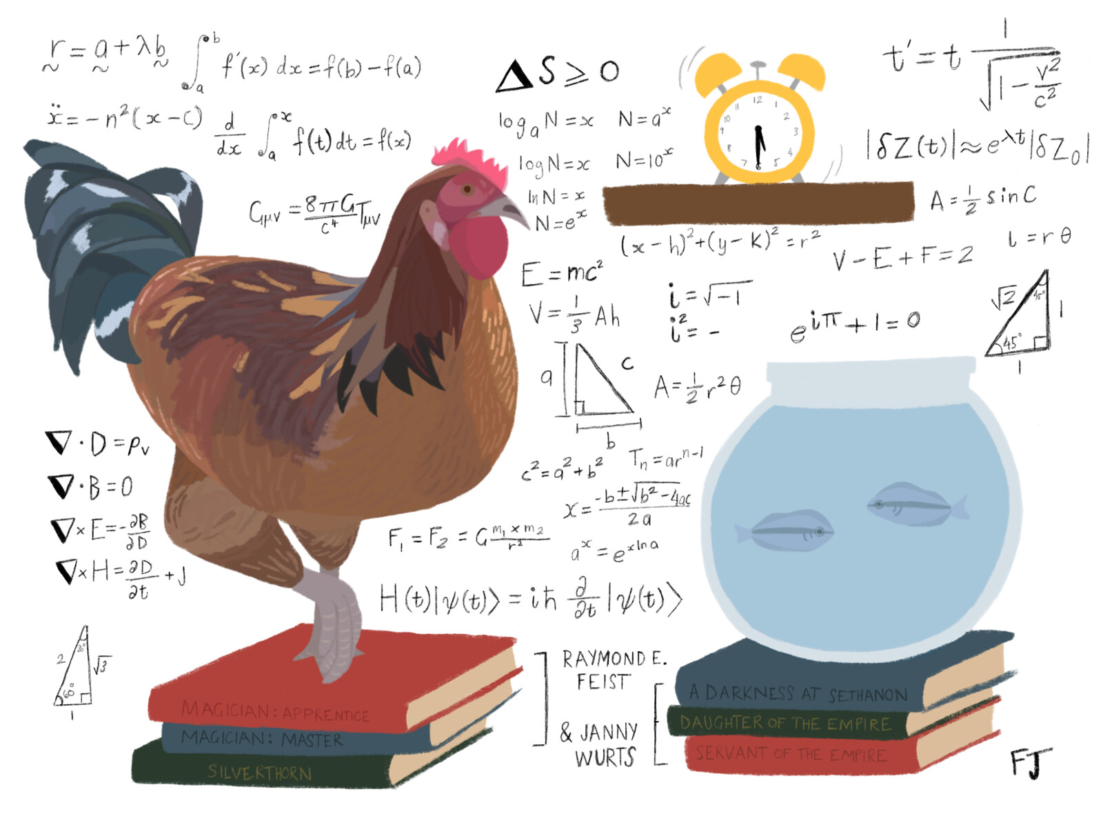 Fred Johnson - Birthday Rooster