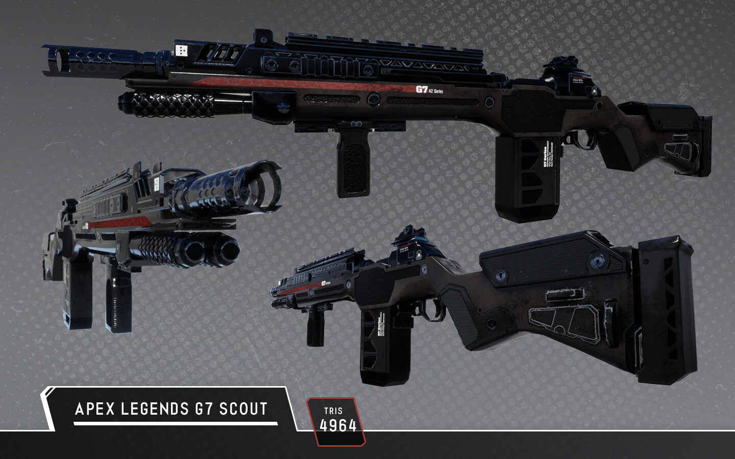 ArtStation - Apex Legends G7 Scout Model