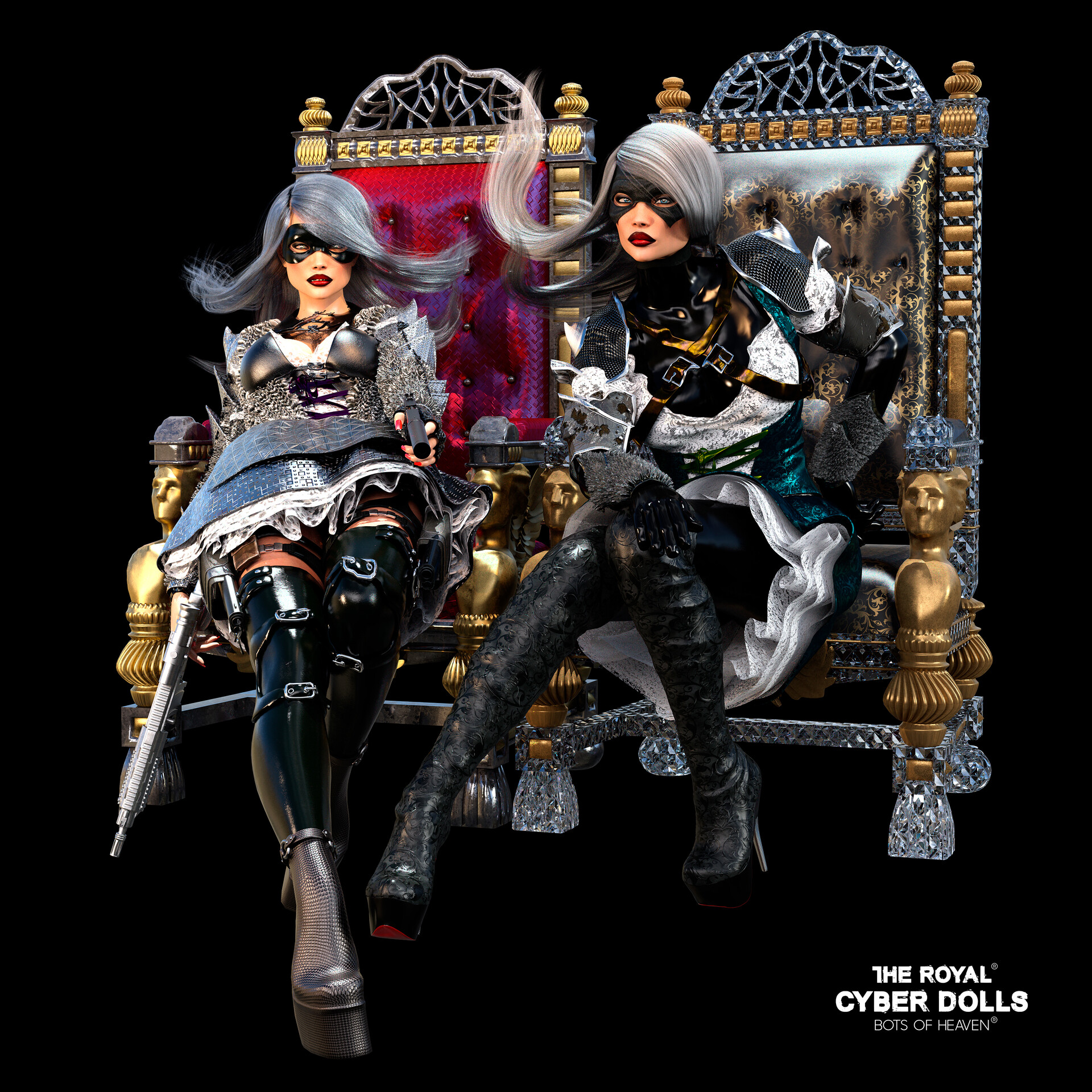 ArtStation - THE ROYAL CYBER DOLLS