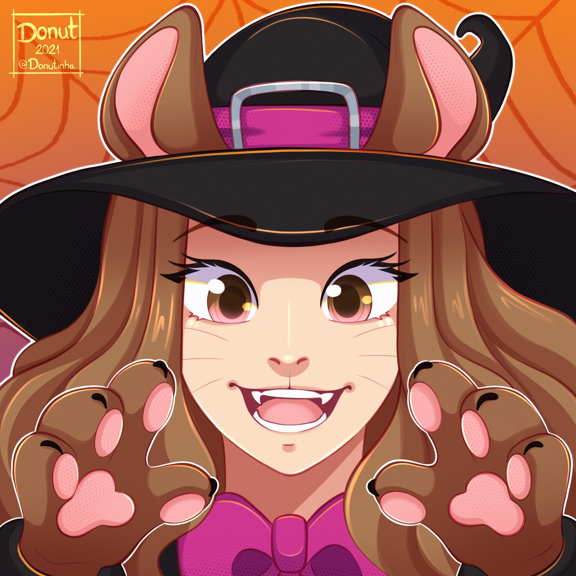 ArtStation - 🎃 Halloween Icon Donutinha