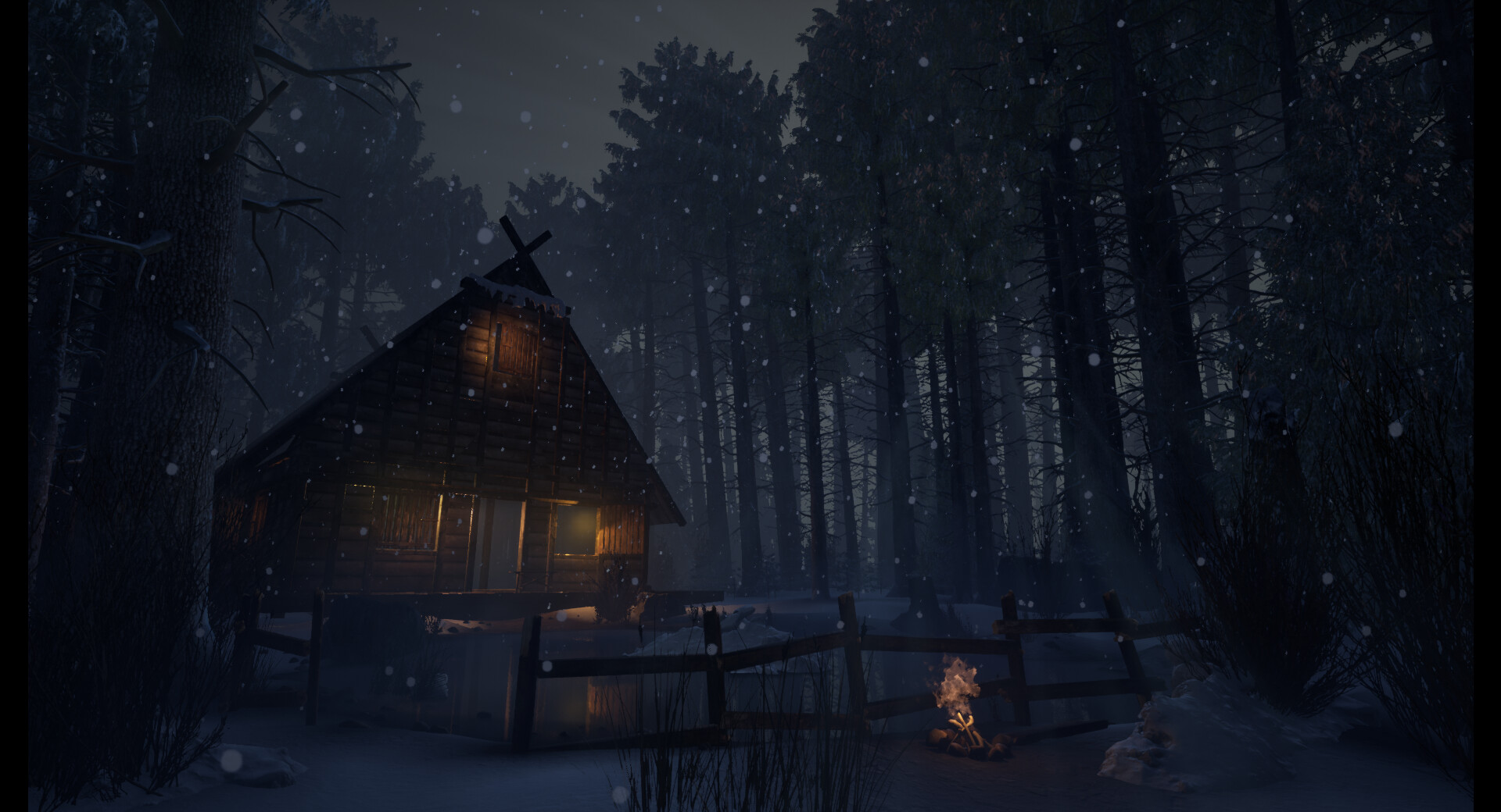 ArtStation - Winter Night environment