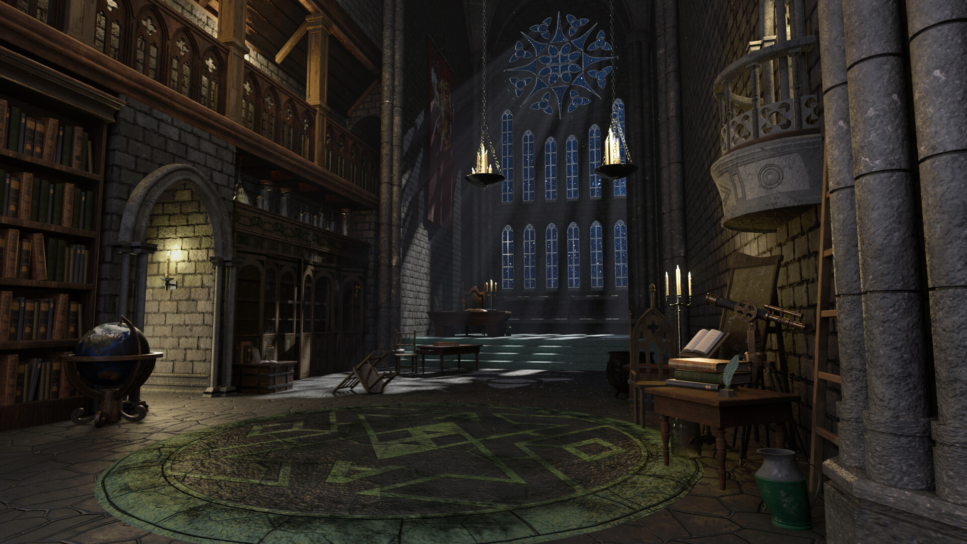 ArtStation - Medieval Hall (Environment)