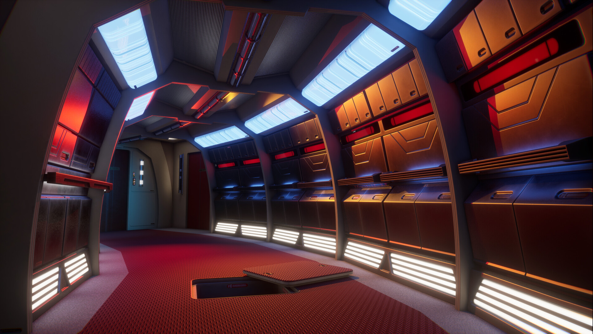 ArtStation - U.S.S. Enterprise NCC-1701-E Corridors - Star Trek: First ...