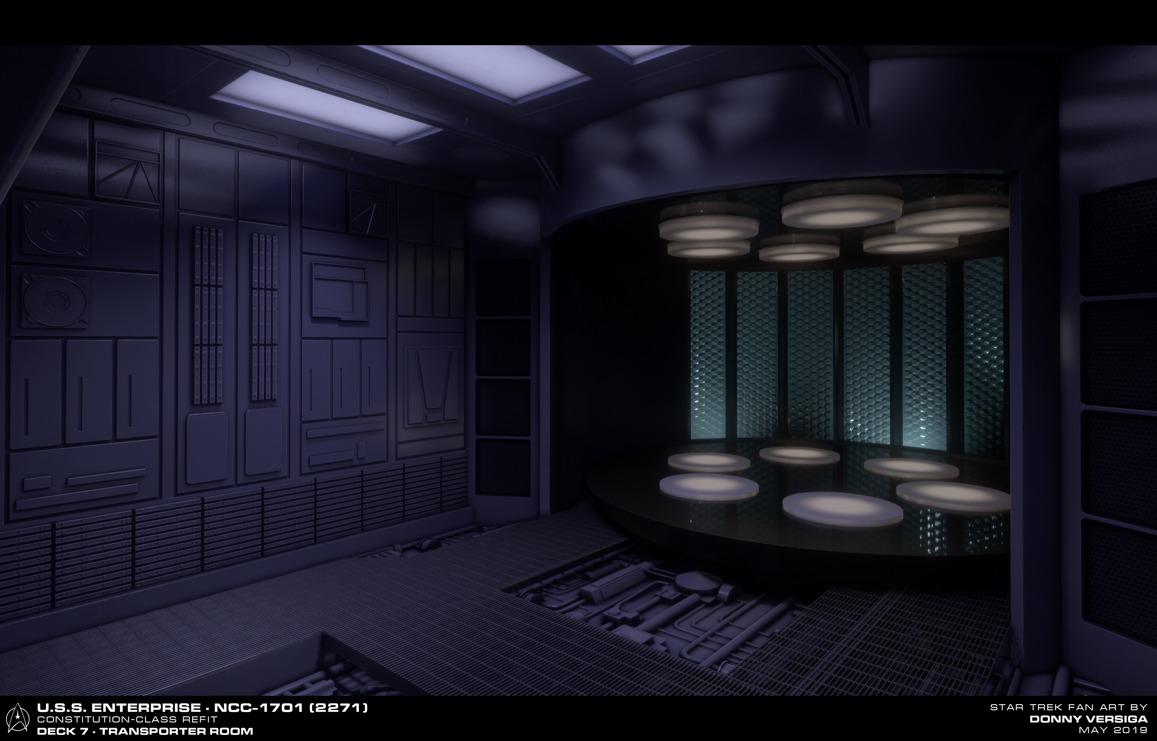 Donny Versiga - U.S.S. Enterprise Transporter Room - The Motion Picture