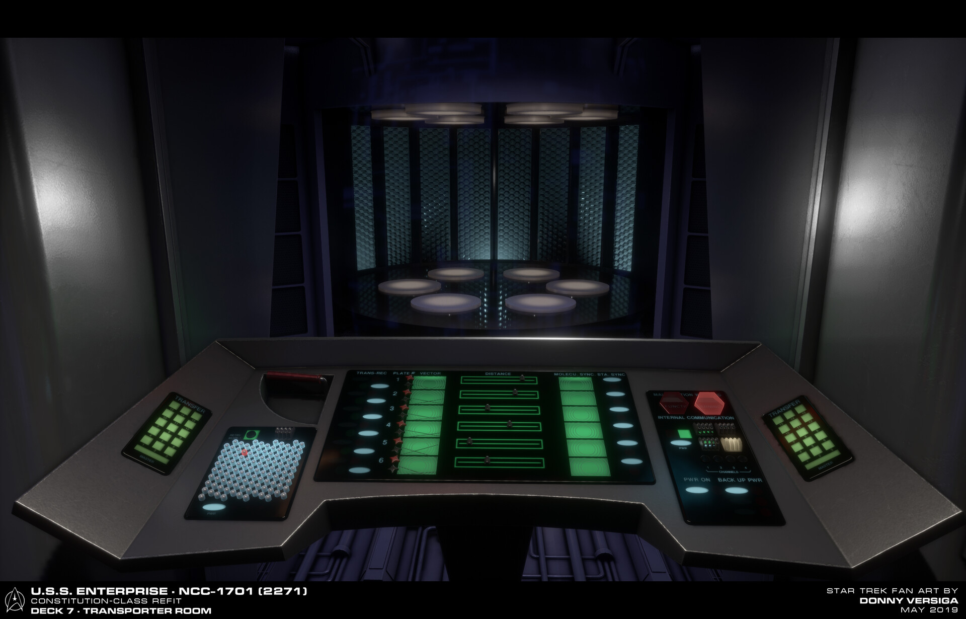 Donny Versiga - U.S.S. Enterprise Transporter Room - The Motion Picture