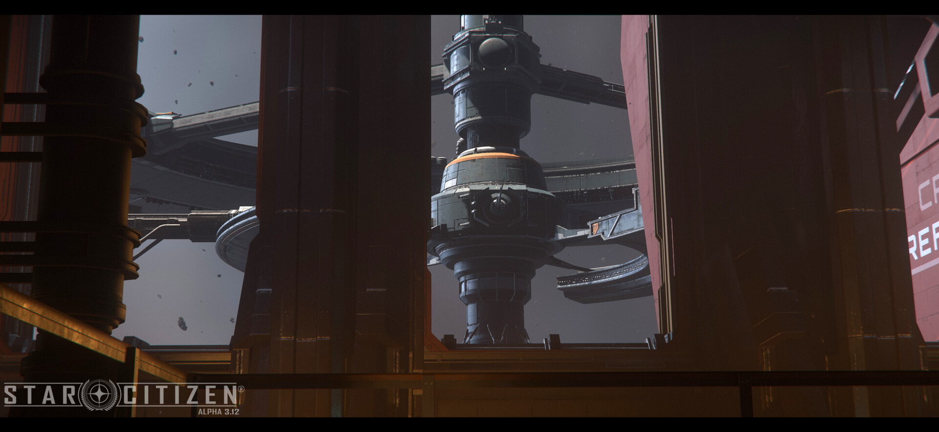 Brandon Lamb - Star Citizen: CRU-L1 Refinery Exterior - Rest Stops