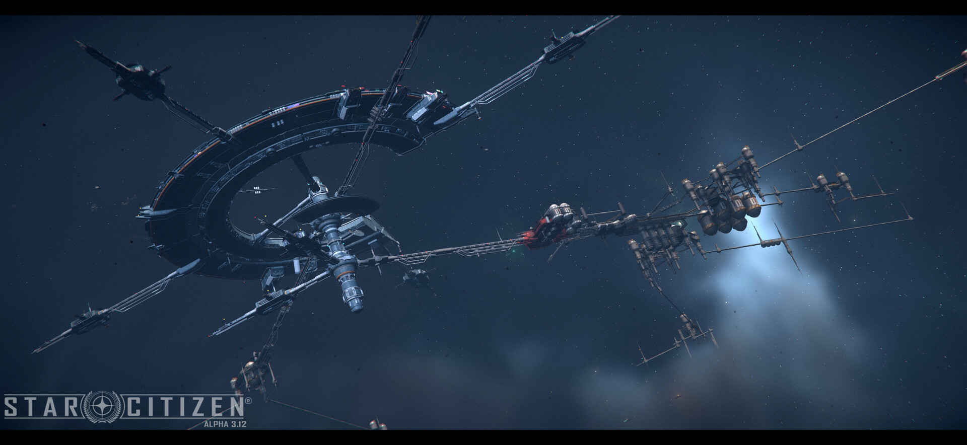 Brandon Lamb - Star Citizen: CRU-L1 Refinery Exterior - Rest Stops