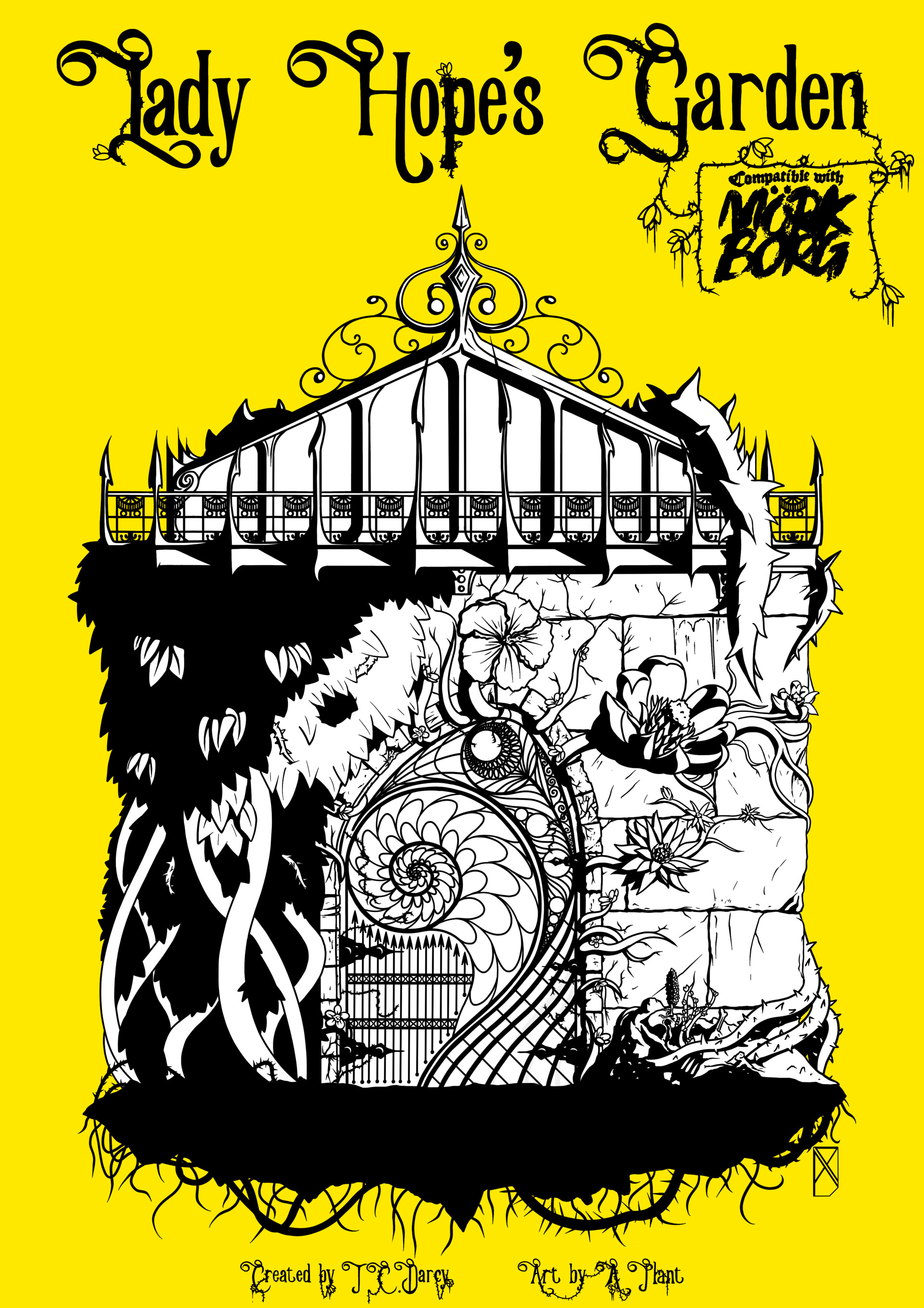 ArtStation - Lady Hope's Garden [an adventure for MÖRK BORG]