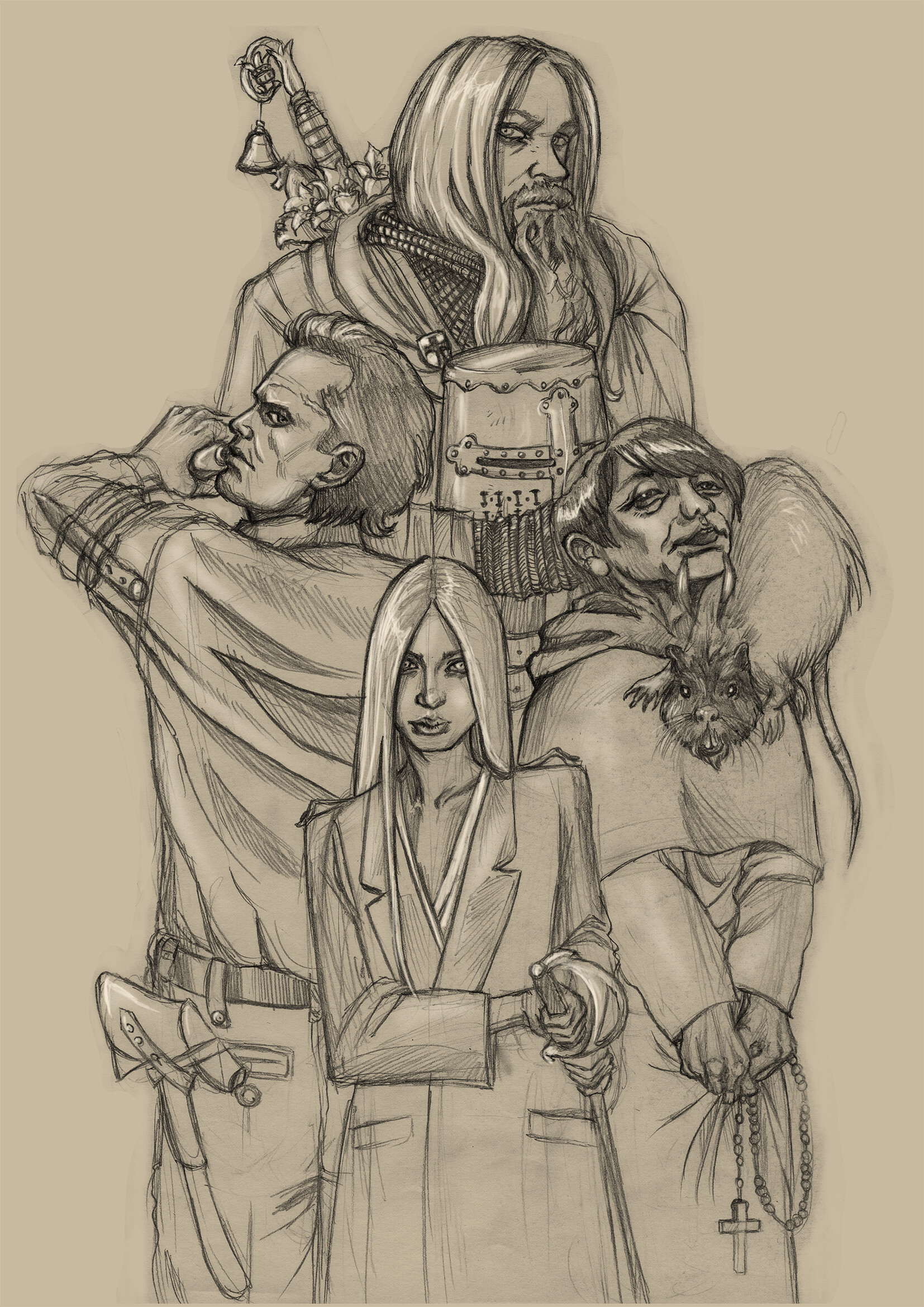 ArtStation - Sine Requie - RPG Party 2