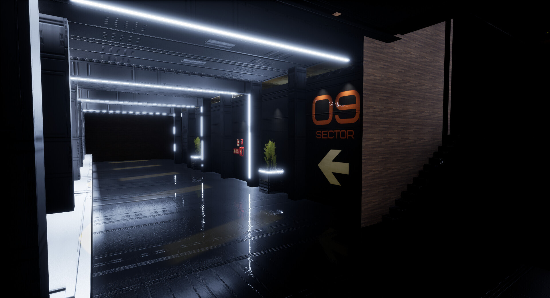 ArtStation - Modular SYFY Corridor