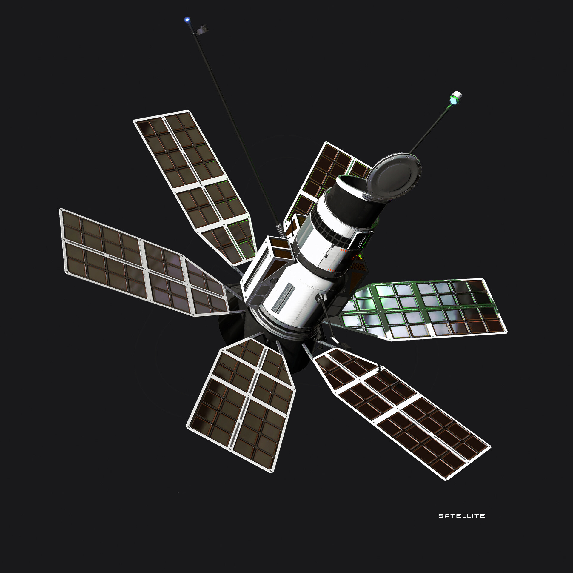 ArtStation - Satellites - Personal Project