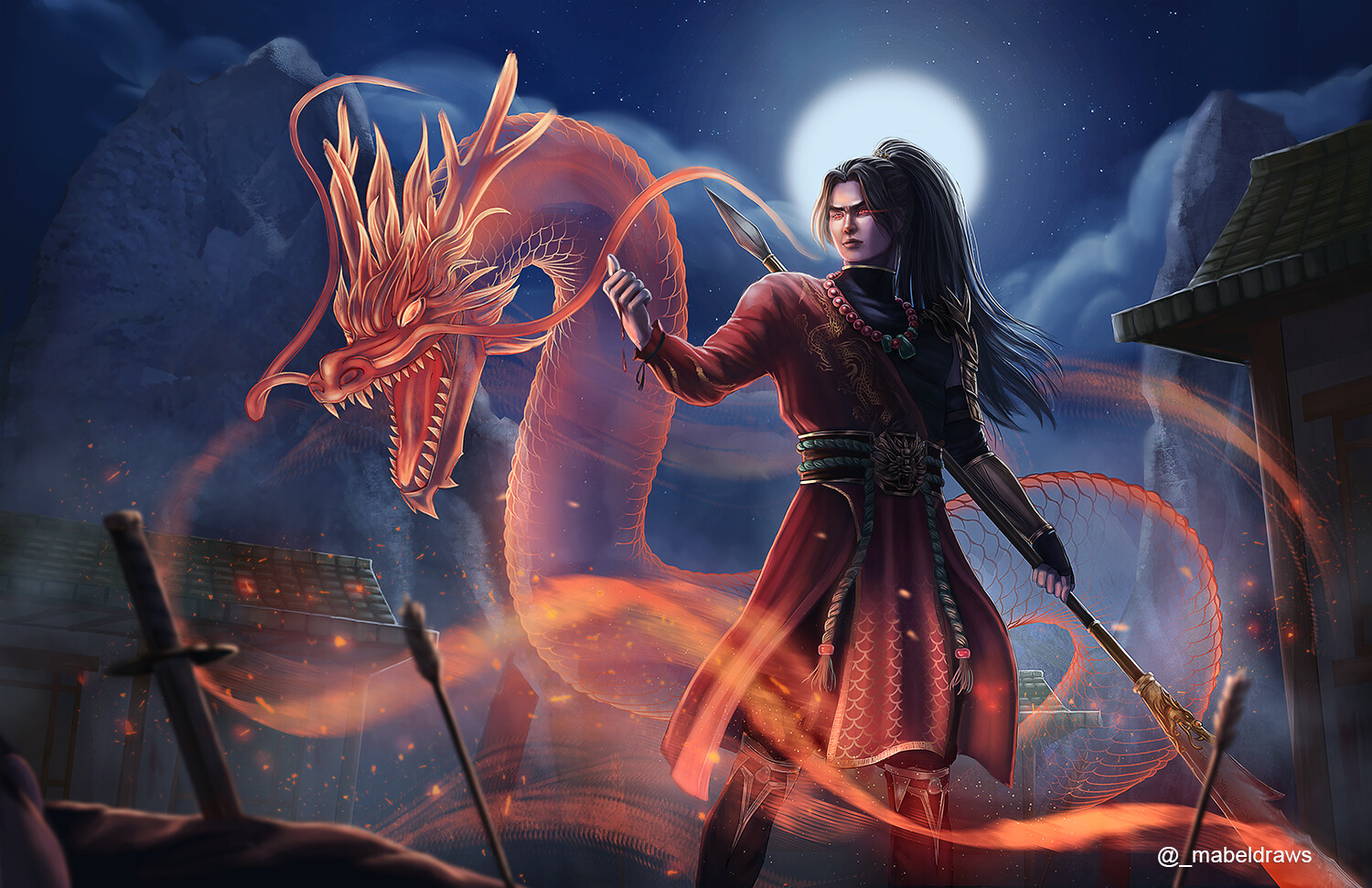 ArtStation - The Dragon Prince Illustration