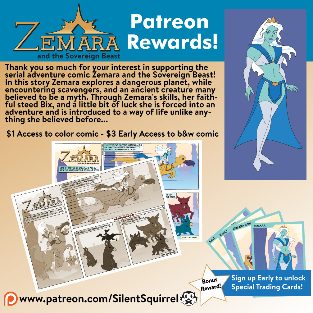 Anthony Hunter - Zemara Comic Ads