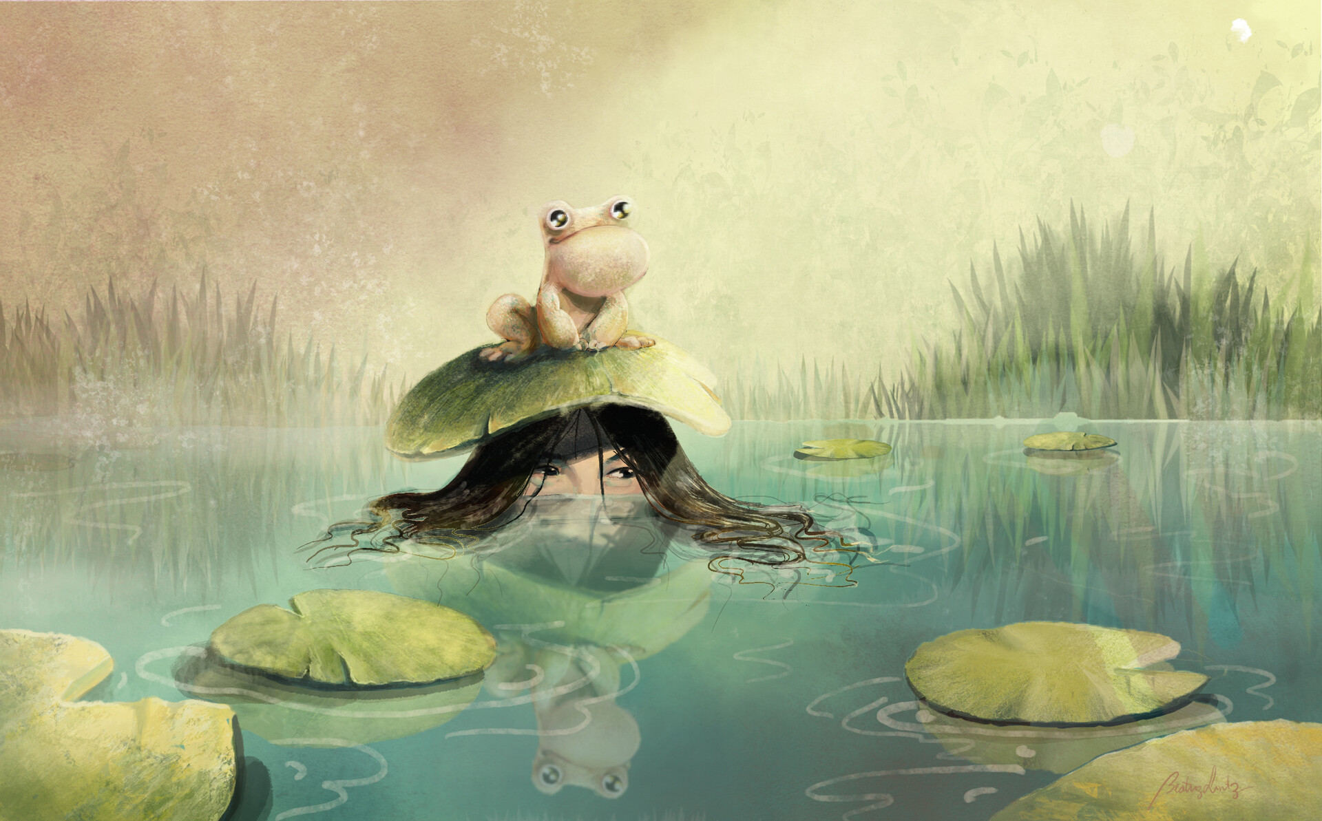 ArtStation - Concept art - The girl and the frog