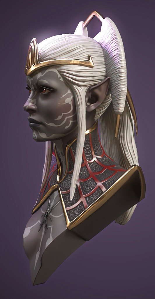 Jason Smith - Drow Priestess of Lolth Bust