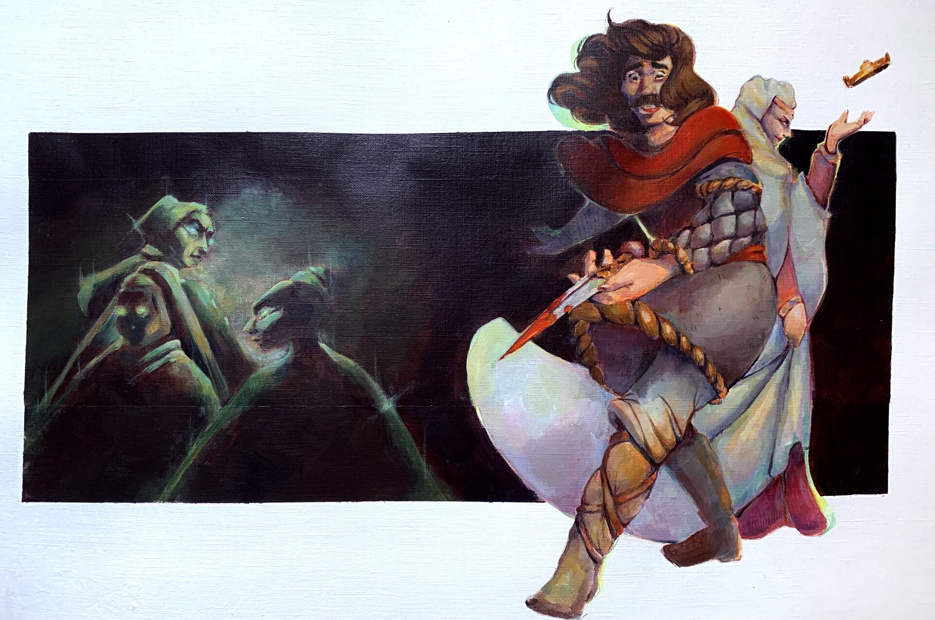 ArtStation - Macbeth board game concept art