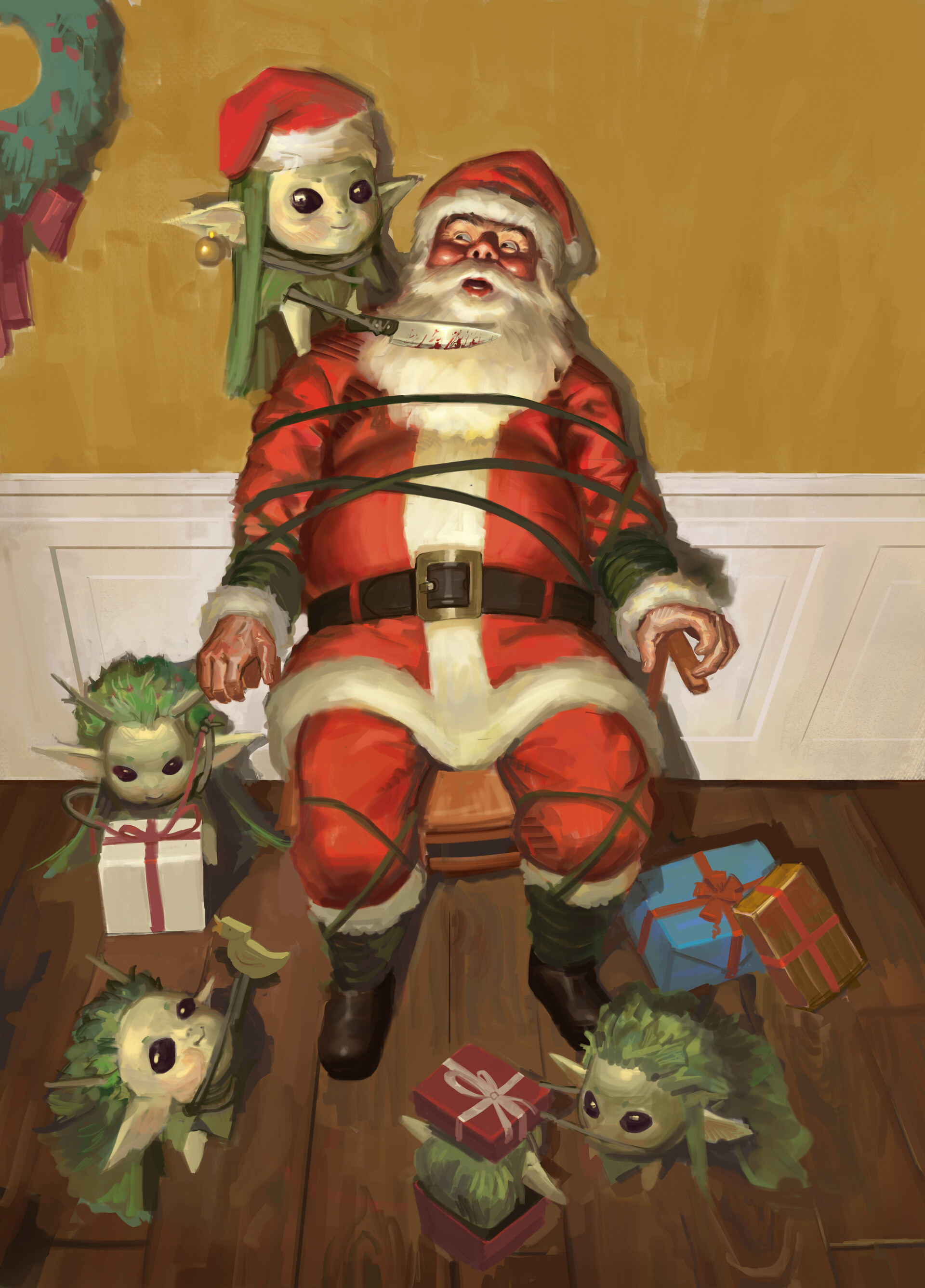 ArtStation - Kidnaped Santa Claus