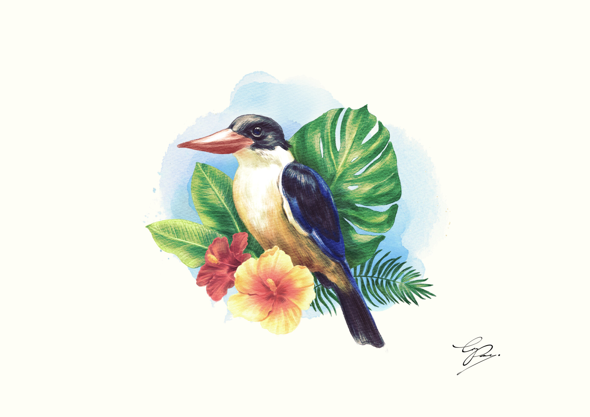 ArtStation - Midsummer Project - Exotic Bird (2021)