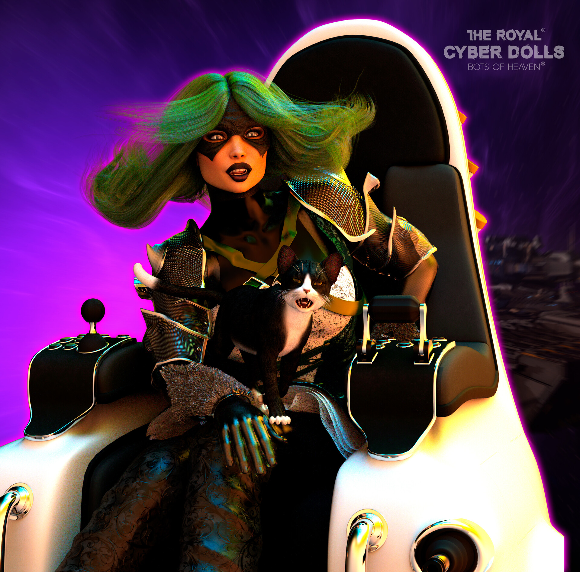 ArtStation - THE ROYAL CYBER DOLLS