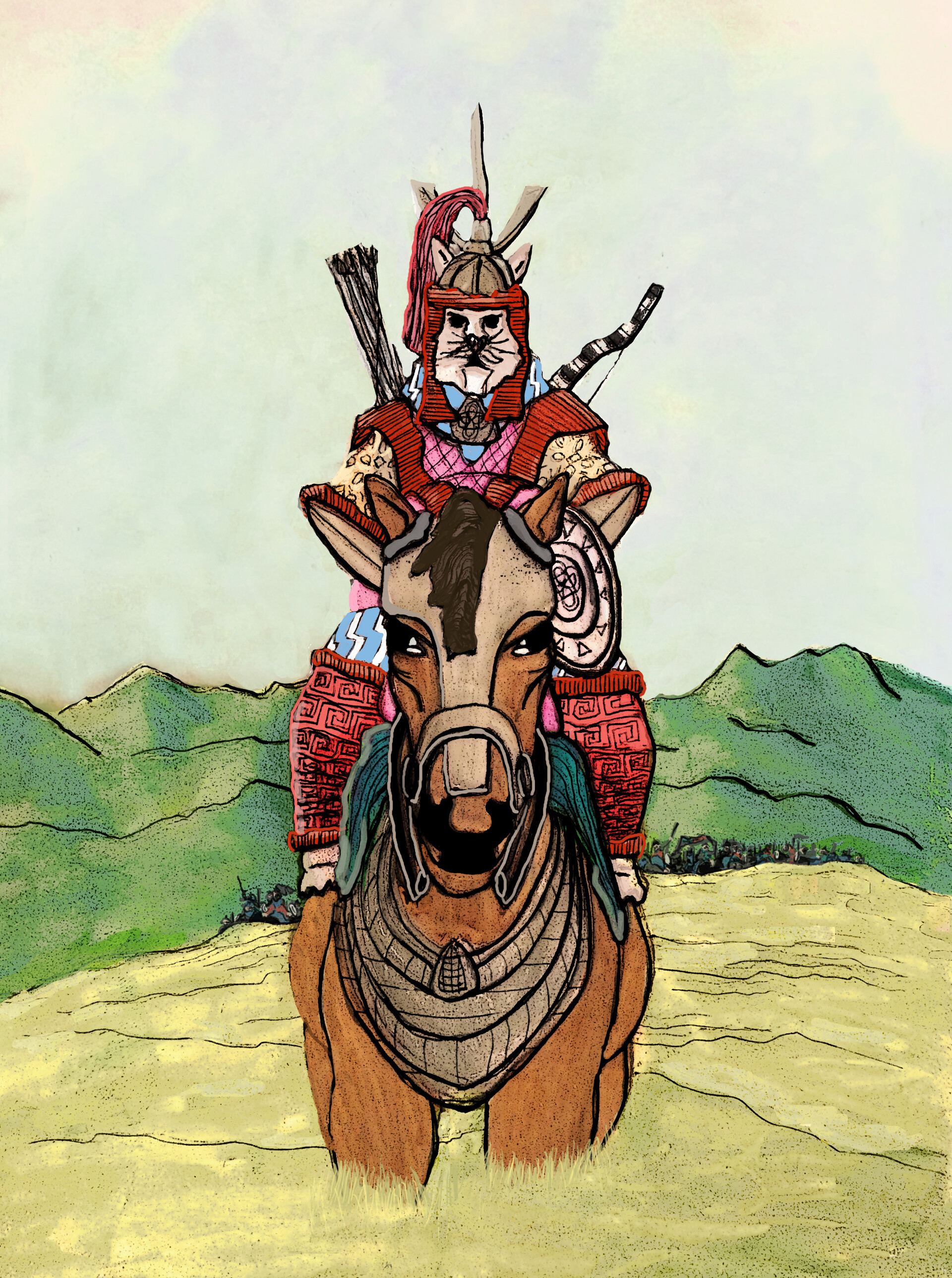 ArtStation - Genghis Cat