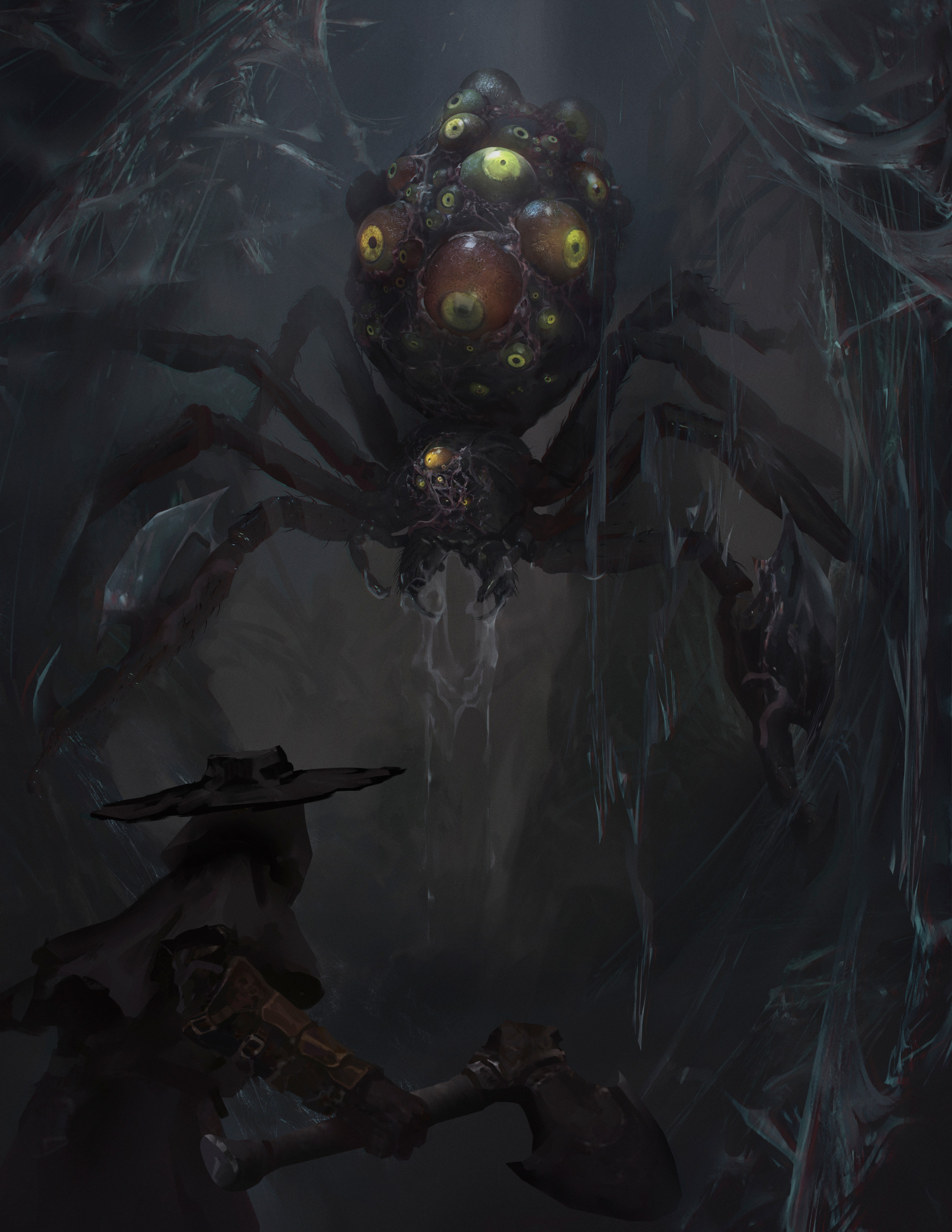 Arachnid monster by Grigoriy Ischenko : ImaginaryCrawlers