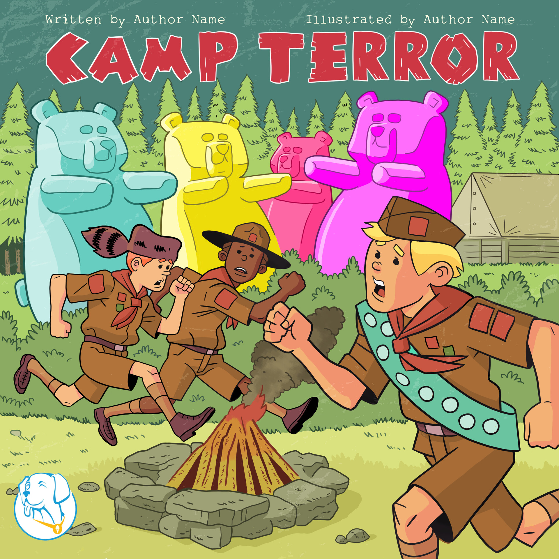 ArtStation - Camp Terror Book Design