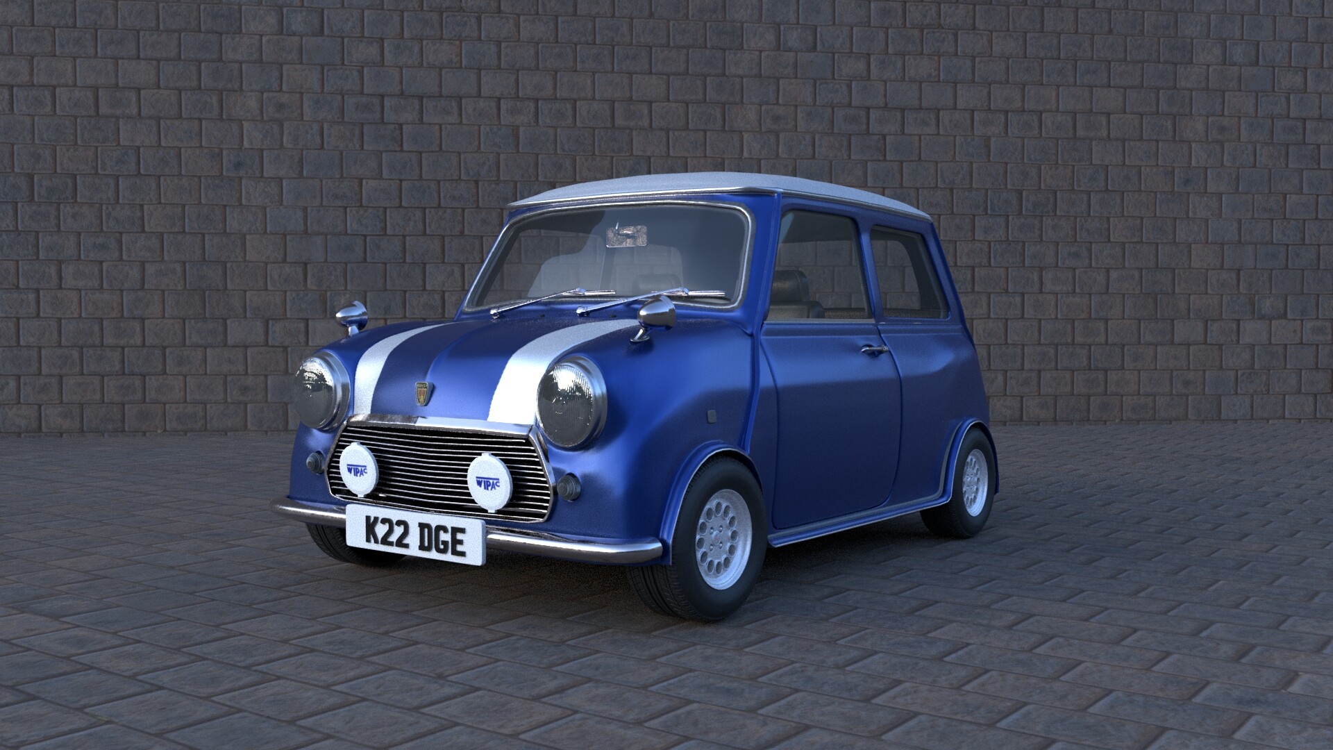 ArtStation - Classic Mini Rover - Pavement