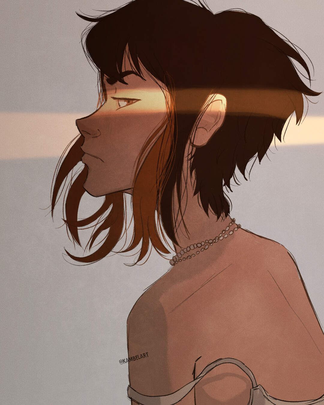 ArtStation - Girl in lights
