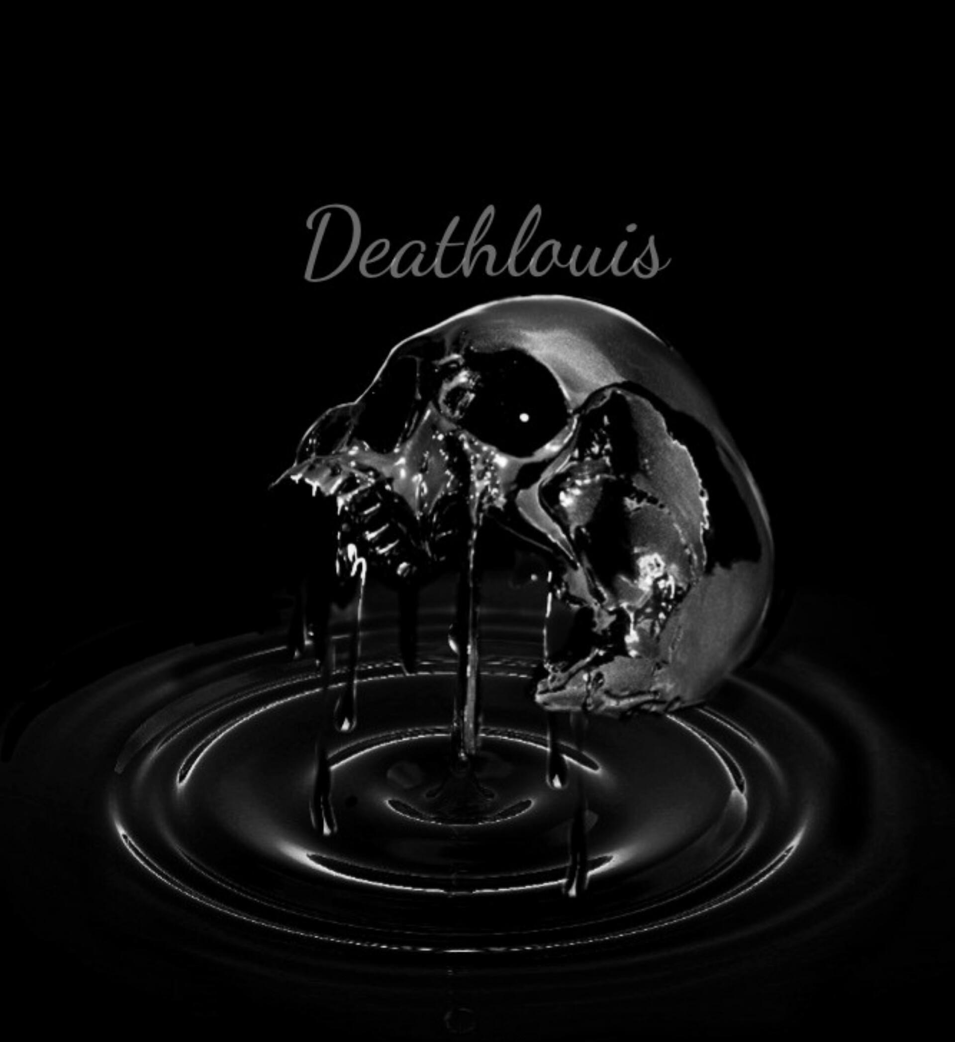 ArtStation - Dripping skull design