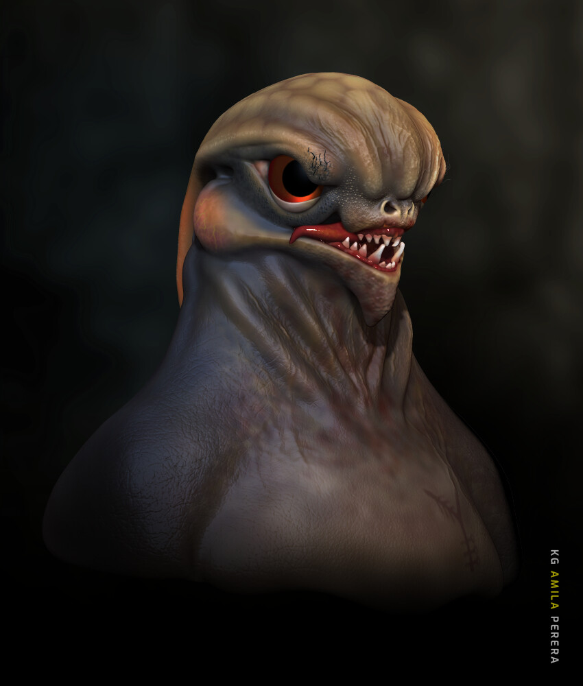 ArtStation - Creature warrior