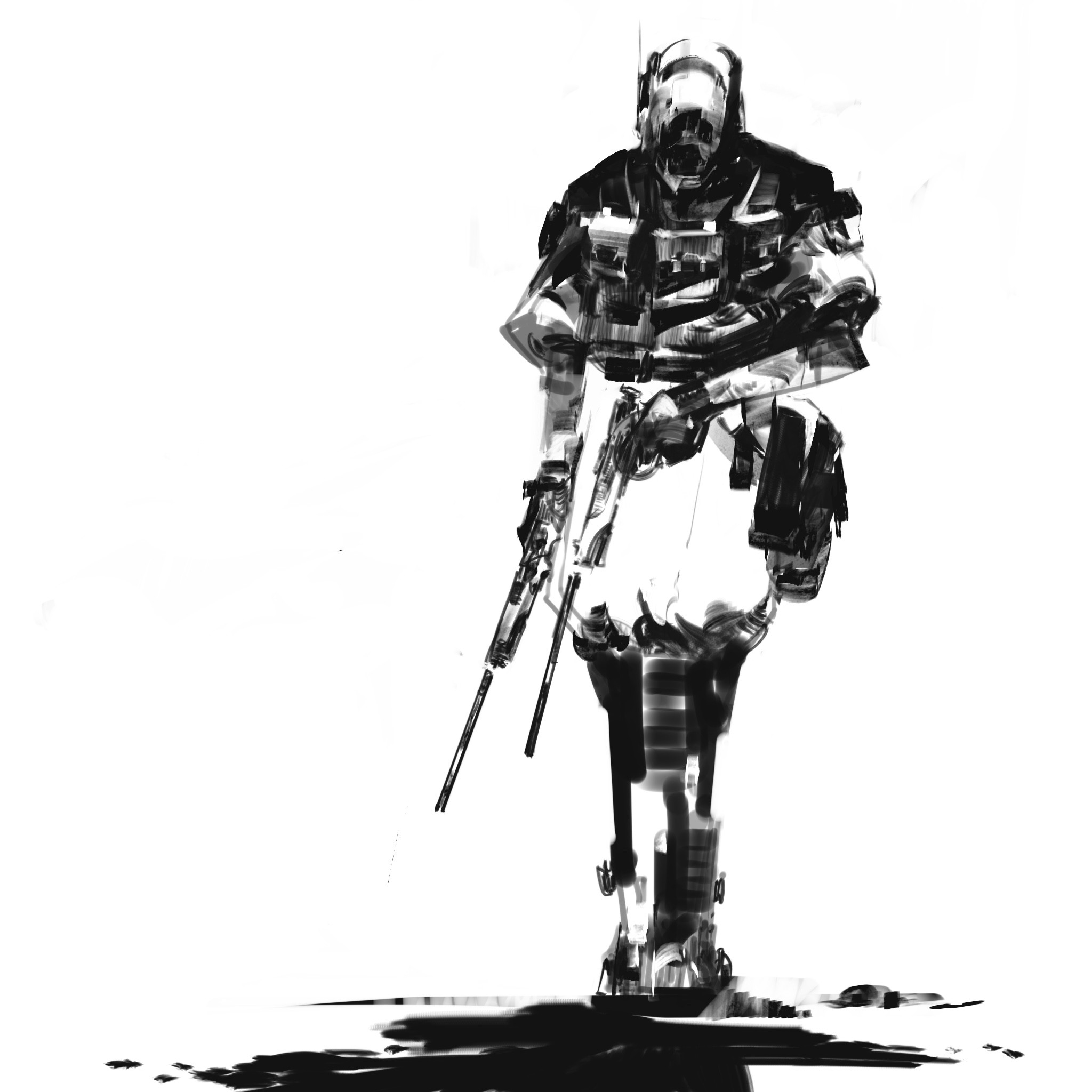 richard anderson. flaptraps art studio - PROCREATE Isolation sketches vol 1