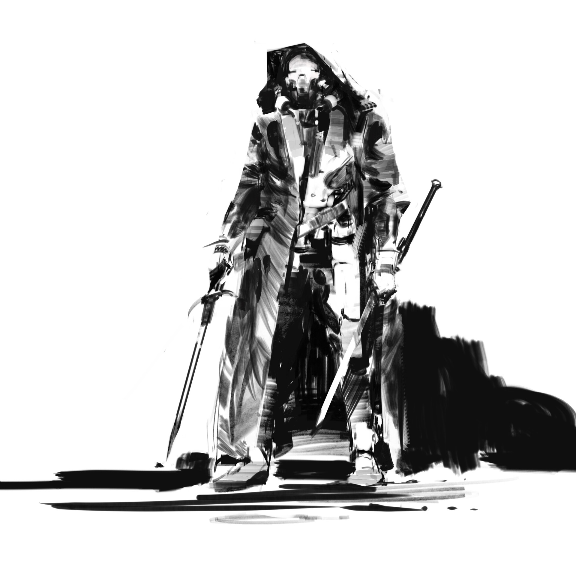 richard anderson. flaptraps art studio - PROCREATE Isolation sketches vol 1