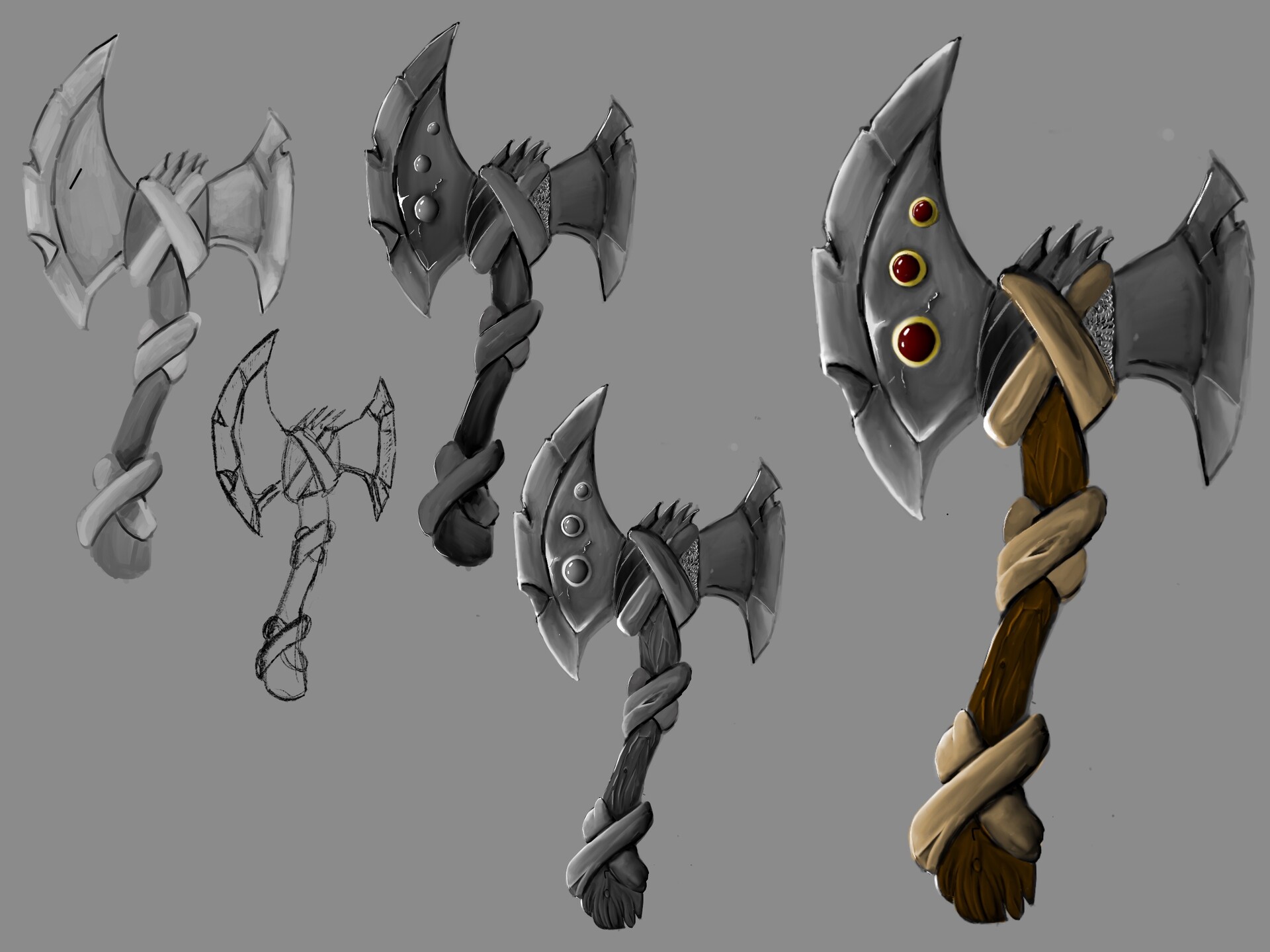 ArtStation - Fantasy axe