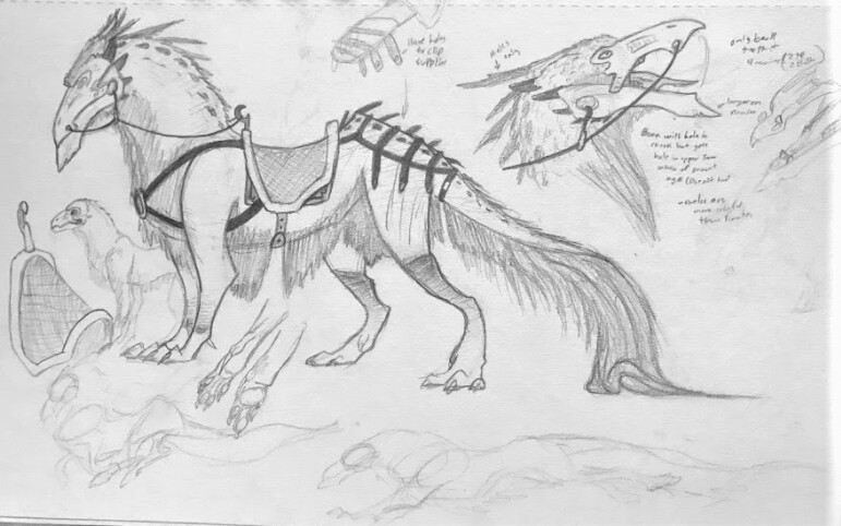 ArtStation - Creature Mount - Kalu