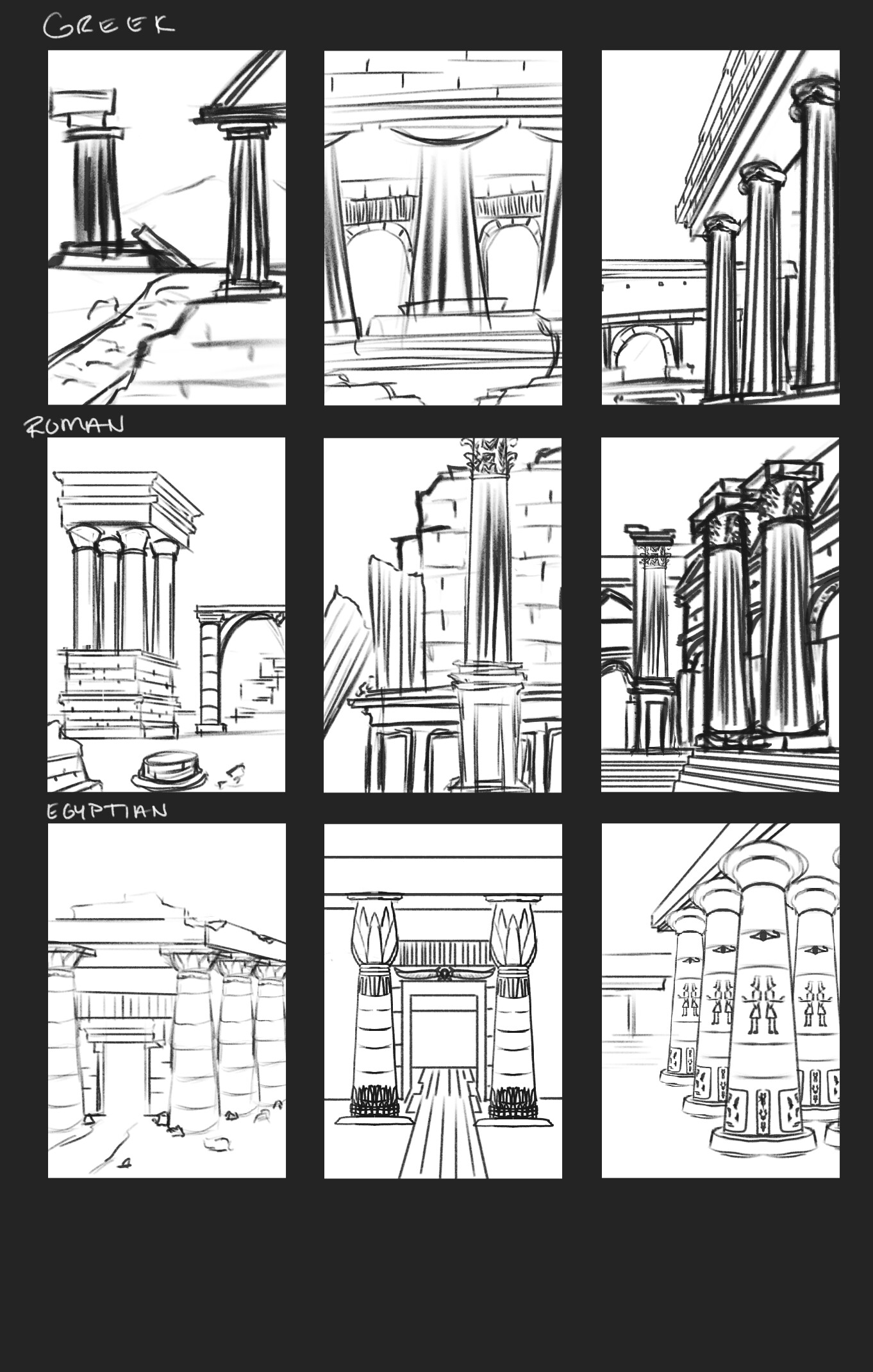 ArtStation - Ancient World Architecture Studies