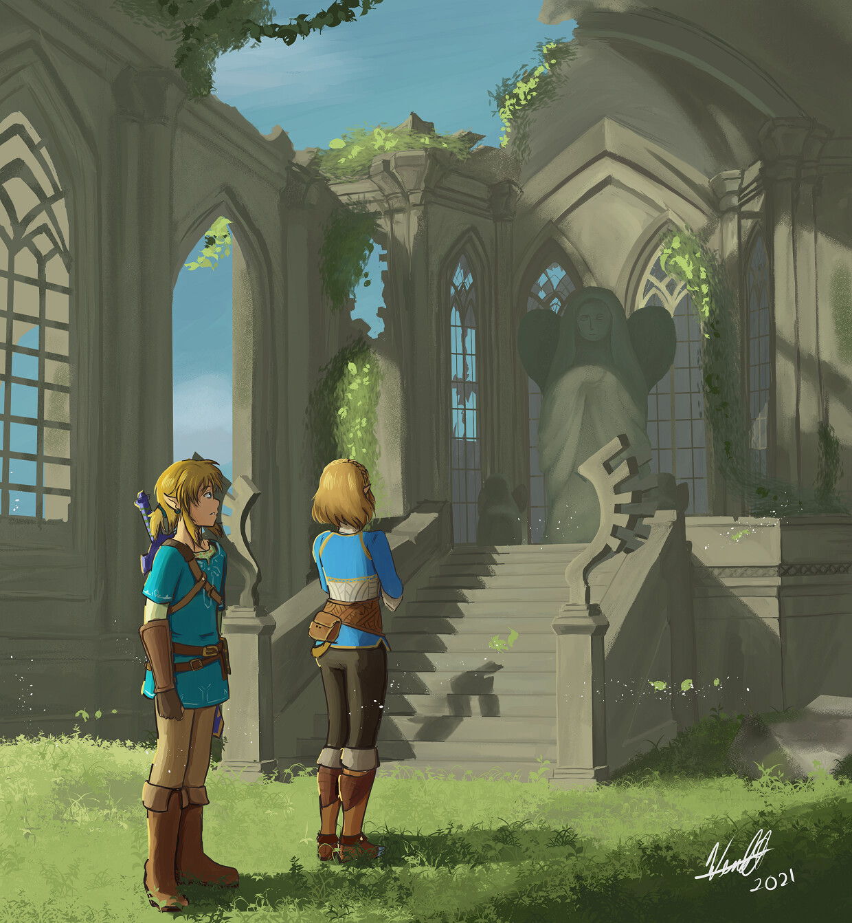 ArtStation - Zelda 35th anniversary