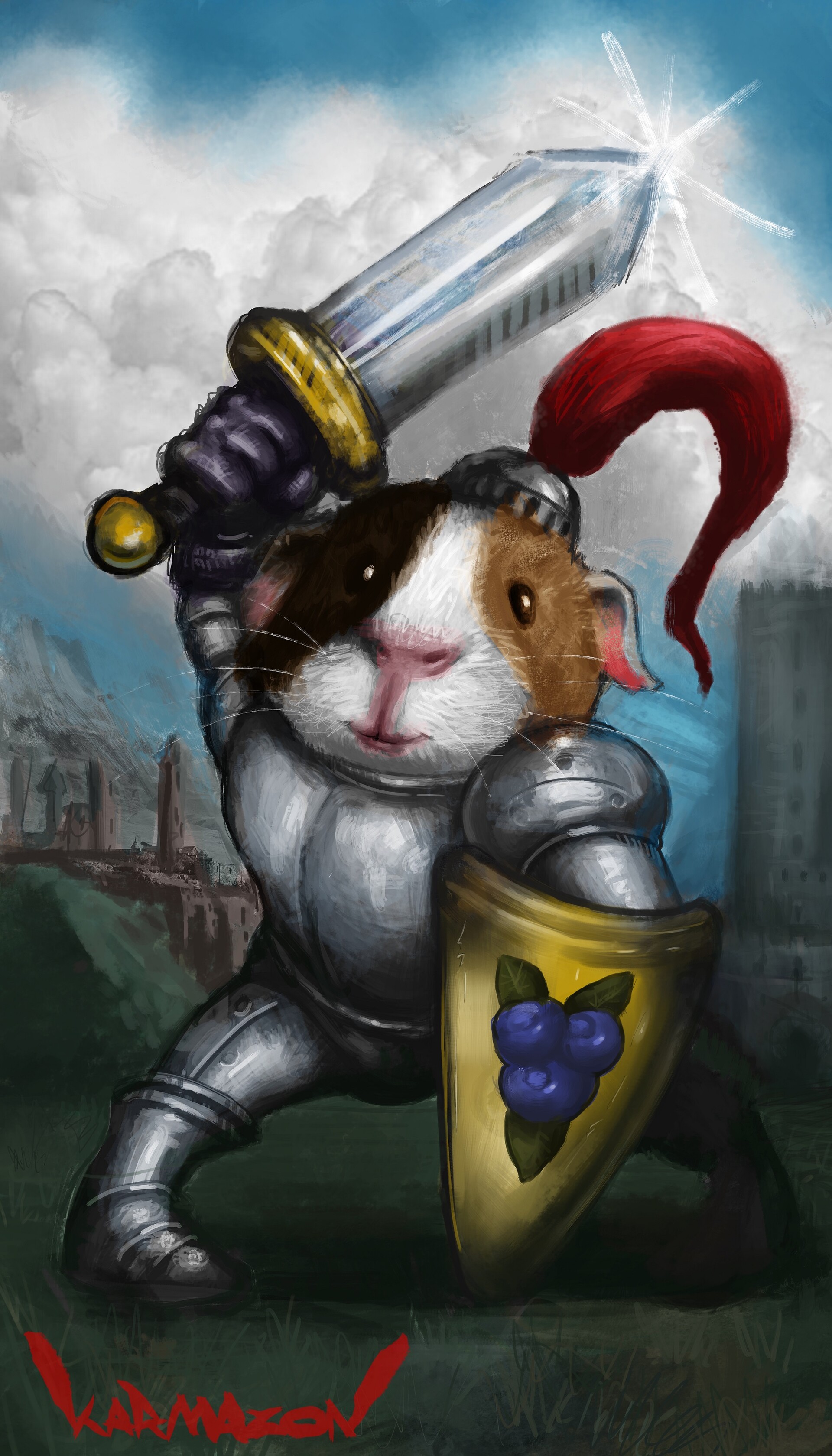 ArtStation - Blueberry Knight