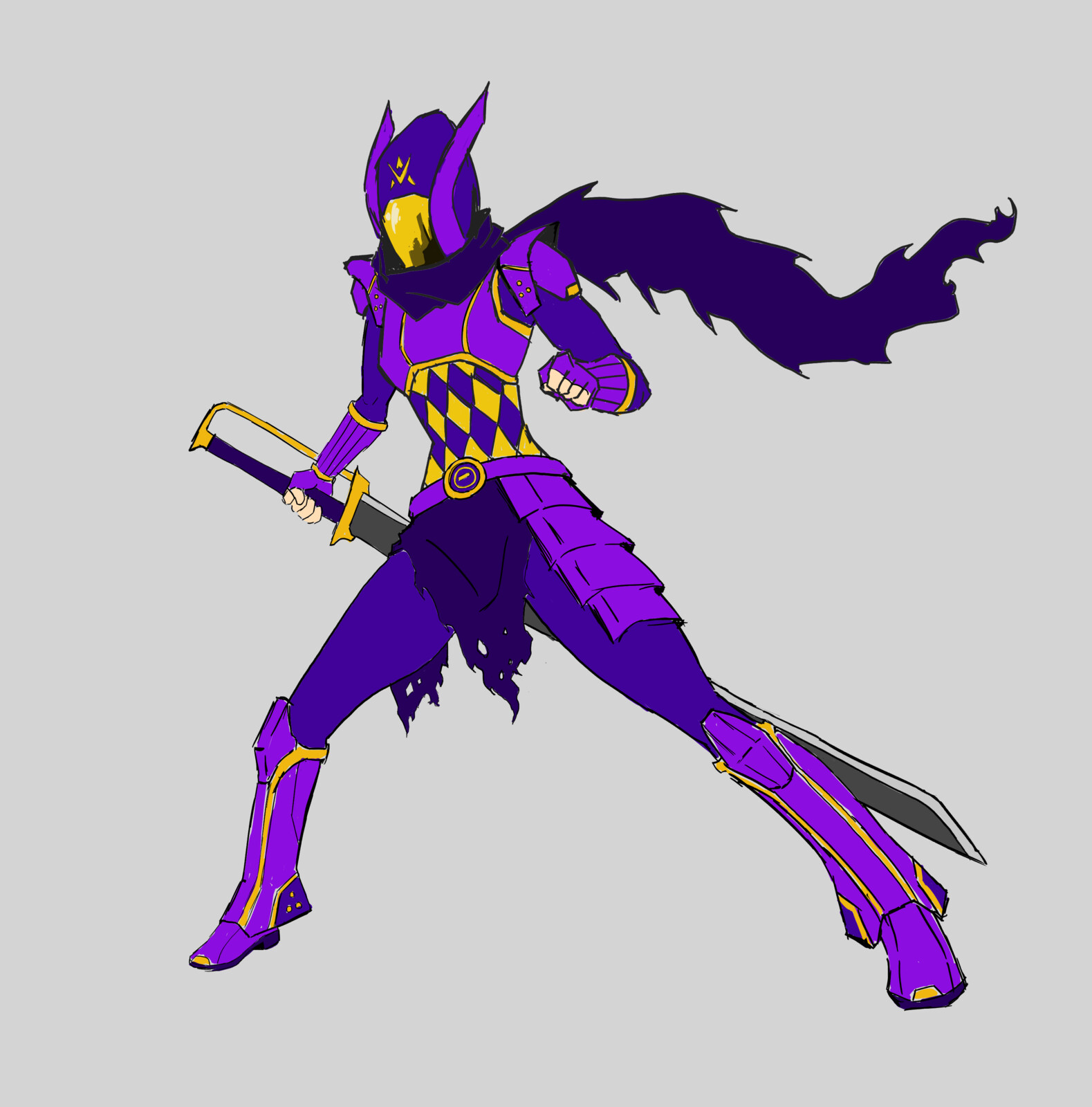 Troy Asher - Purple Phantom concept art