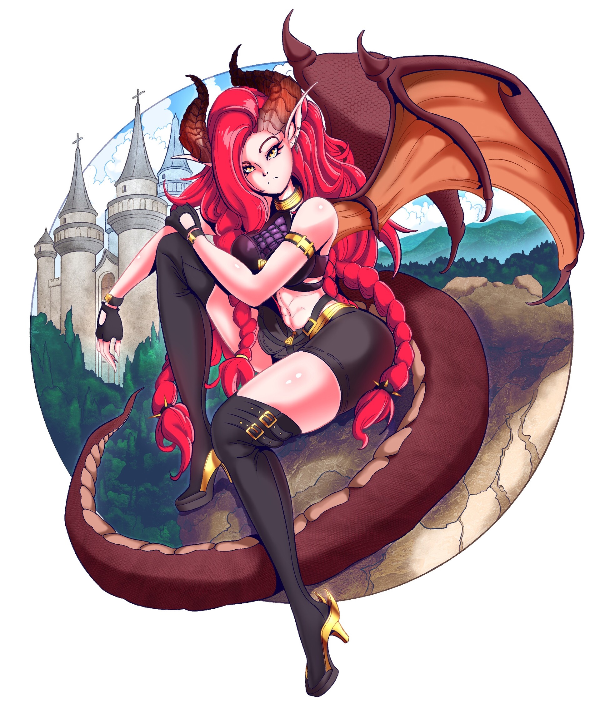 ArtStation - Dragon Girl