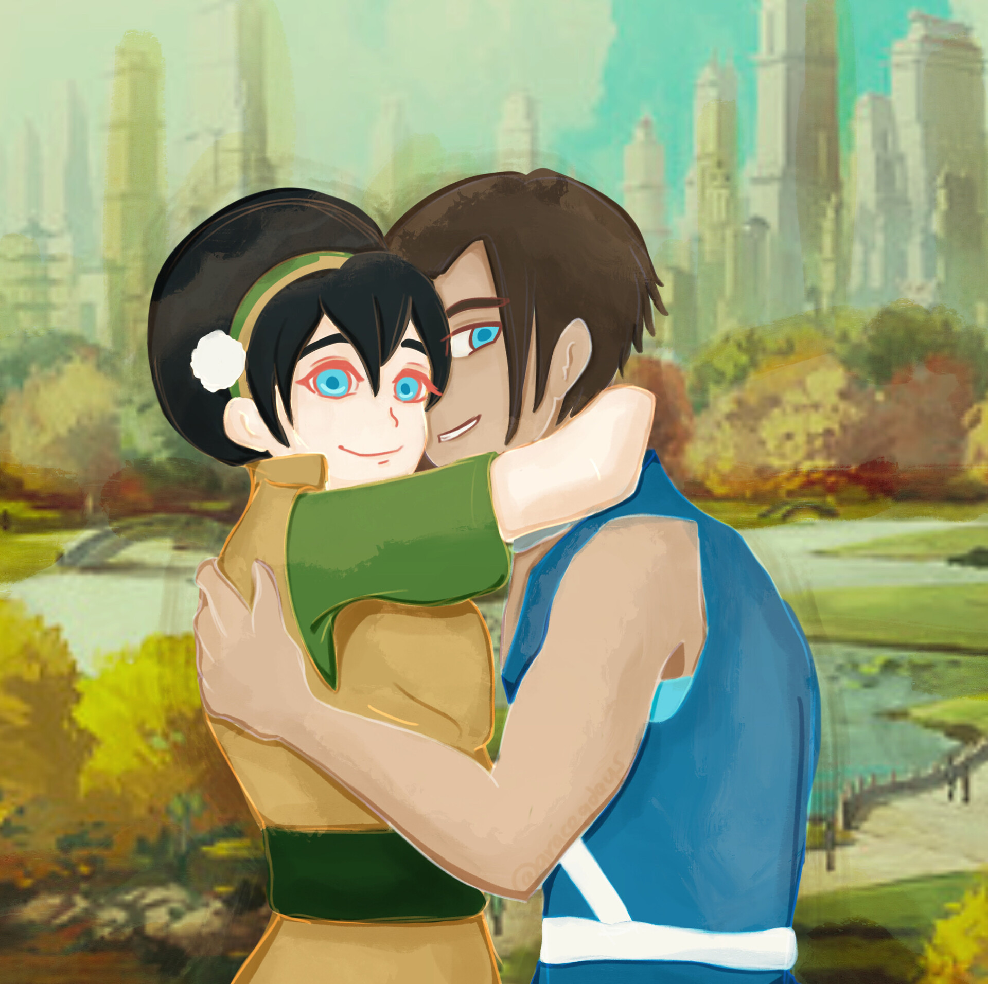 Artstation Toph And Sokka