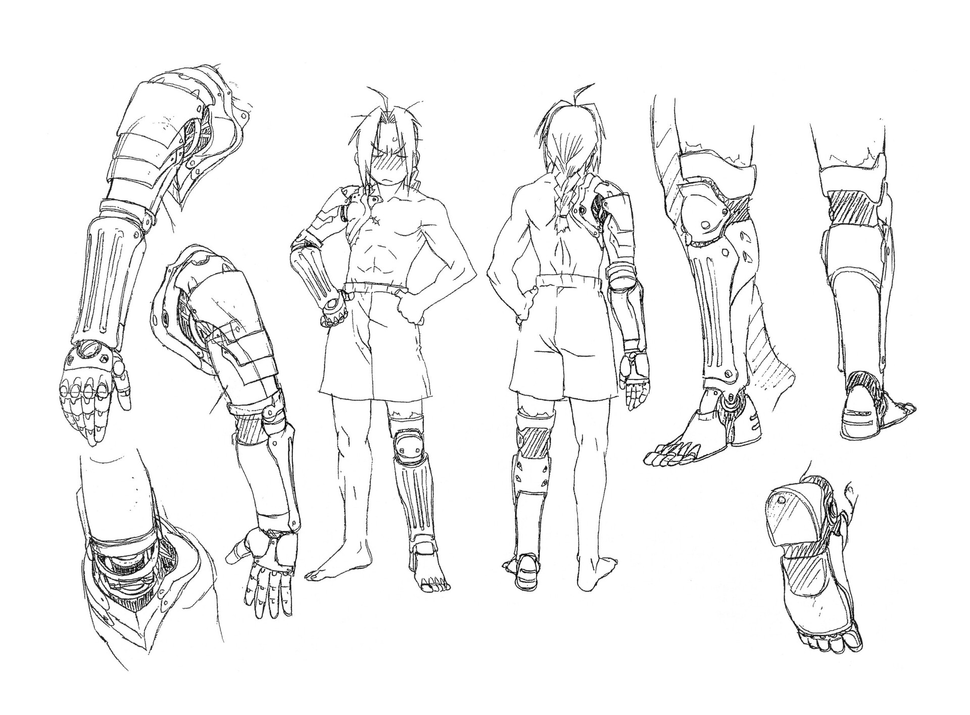 Fullmetal Alchemist Brotherhood Edward Elric Arm