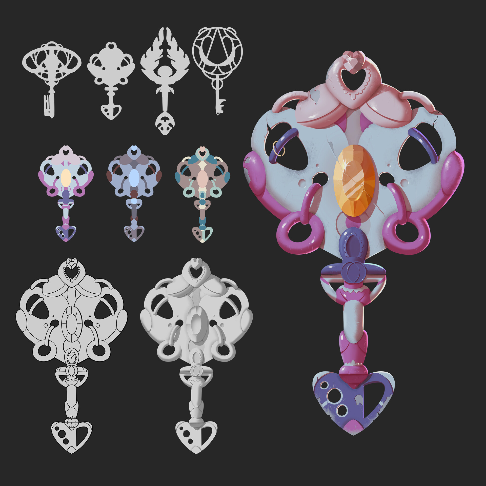 ArtStation - Key, lock, lamp