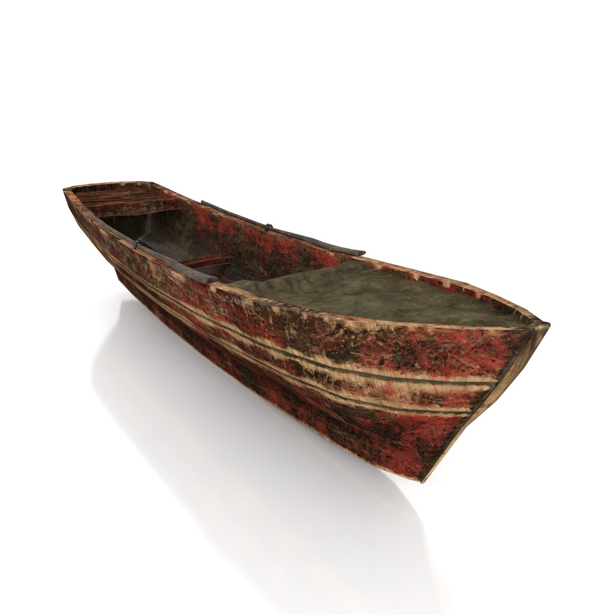 ArtStation - Old Medieval Rowboat