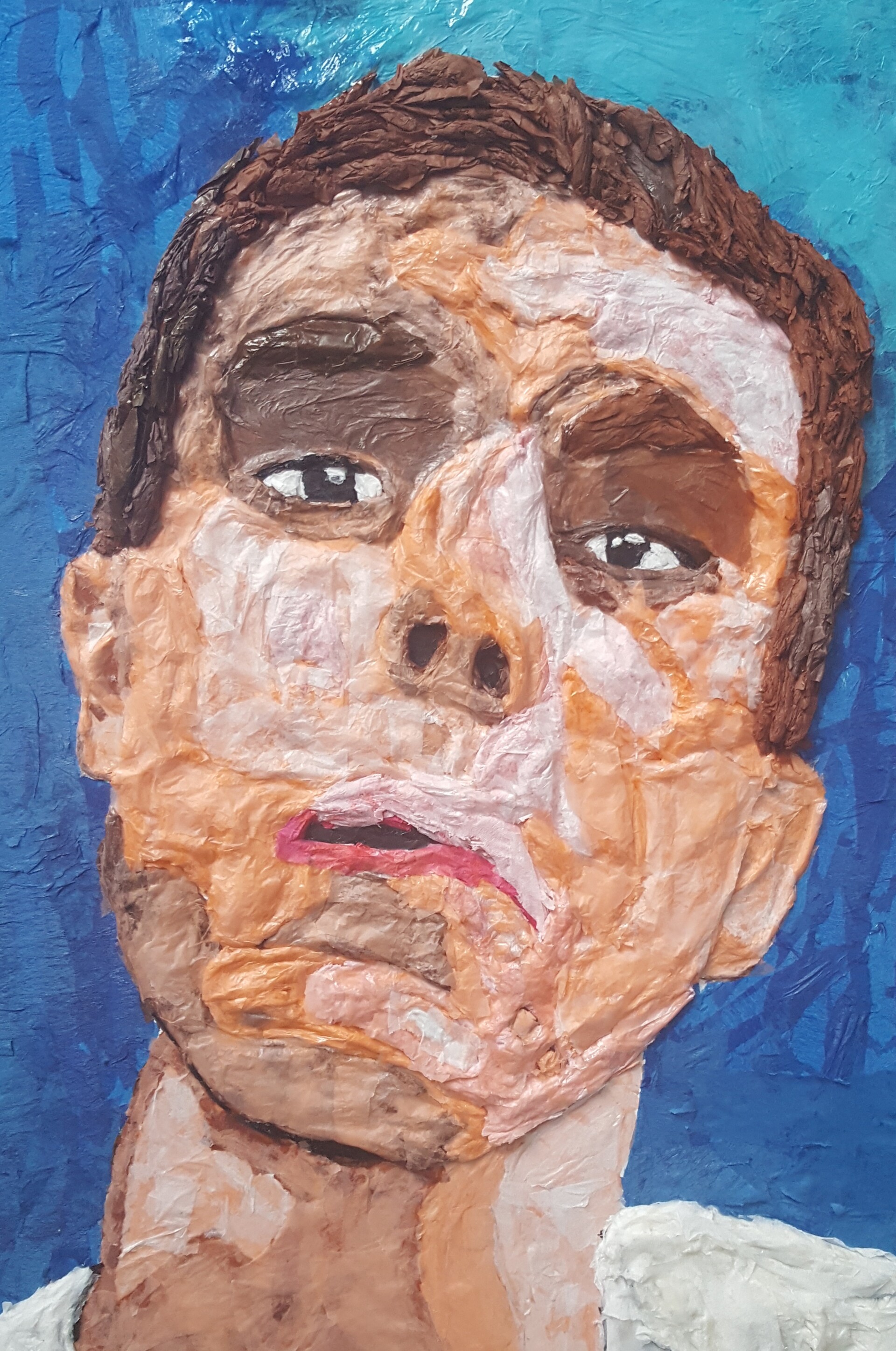 ArtStation - Tissue Paper Portrait