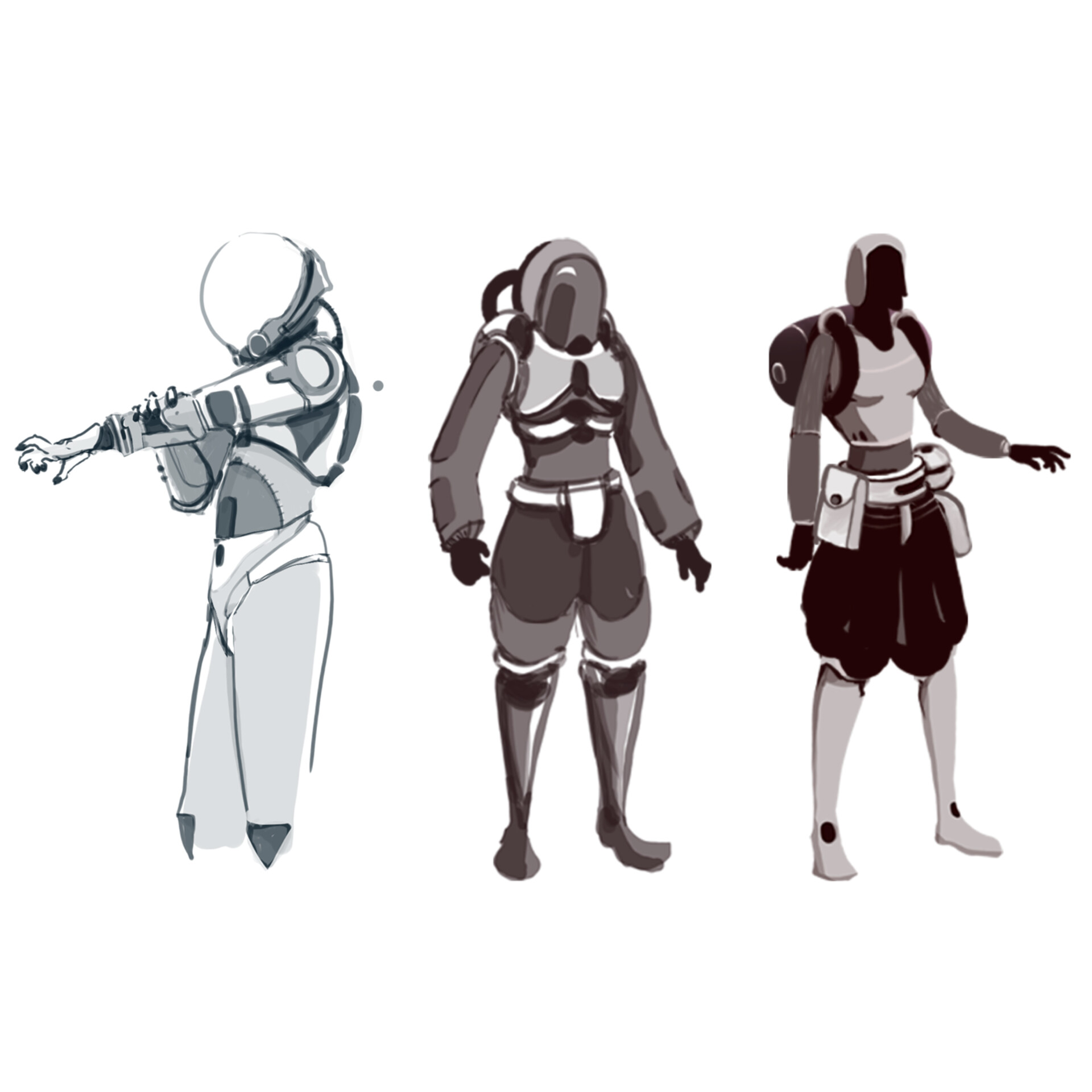 ArtStation - Memory of water - suit Research