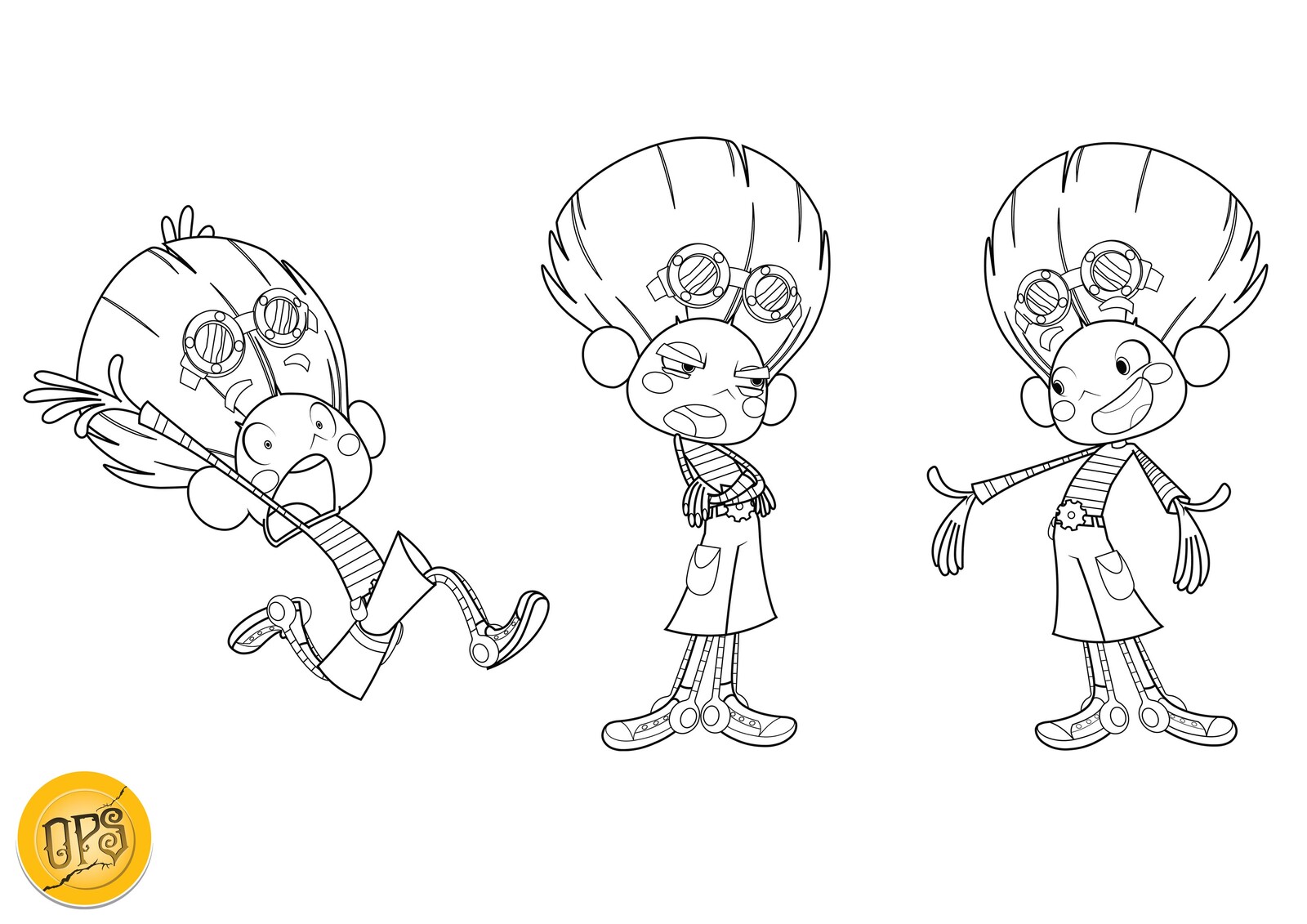 Leonardo Ligustri - OPS Tv Series - Vectorial Artwork for Licensing Products